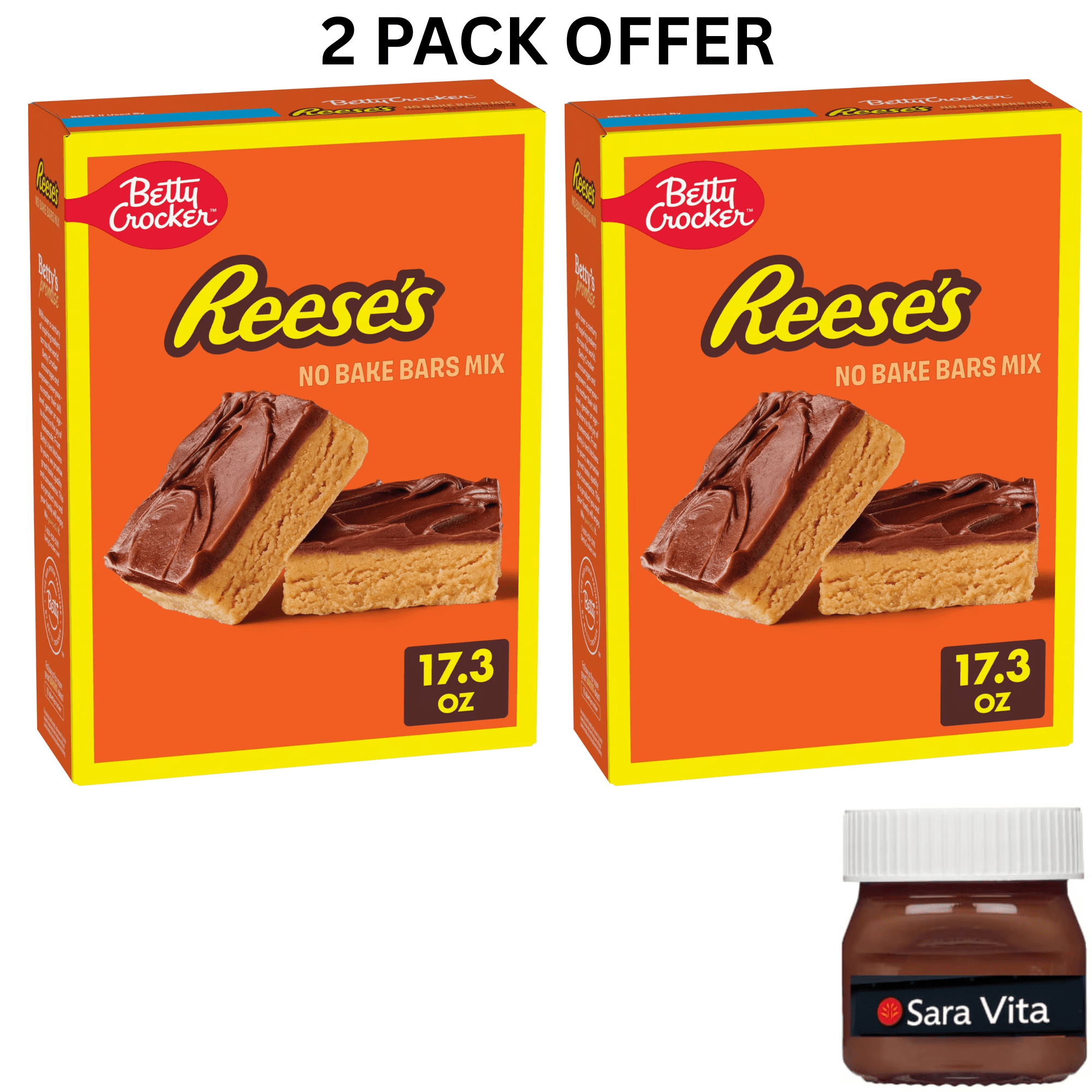 Betty Crocker REESE'S Peanut Butter No Bake Bars Mix With HERSHEY’S ...