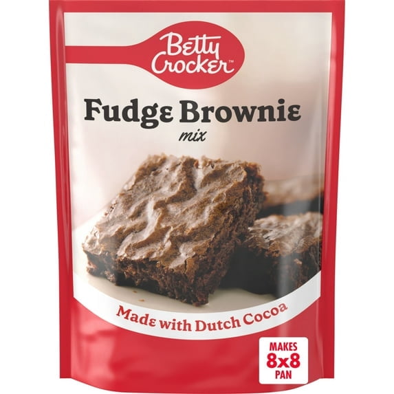 Betty Crocker Ready to Bake Fudge Brownie Baking Mix, 10.25 oz. pack of ...
