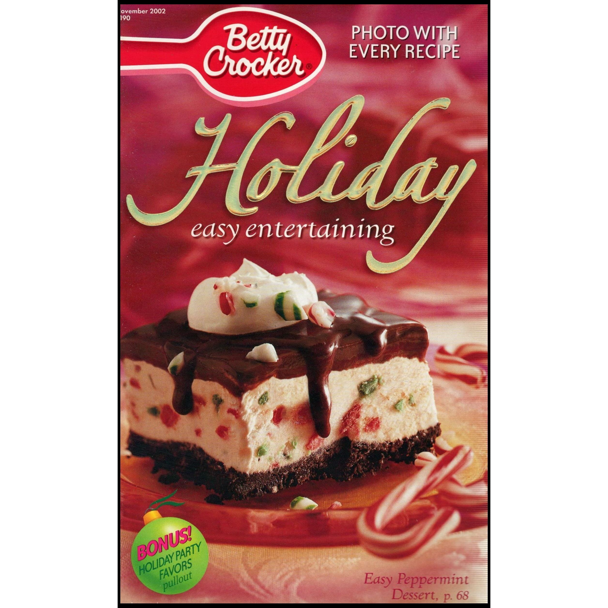 Betty Crocker Recipe Magazine #190: Holiday Easy Entertaining (Small ...