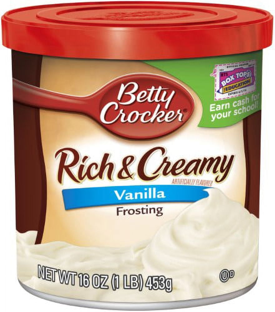 Betty Crocker Rich and Creamy Vanilla Frosting 16 oz (Pack of 3 ...