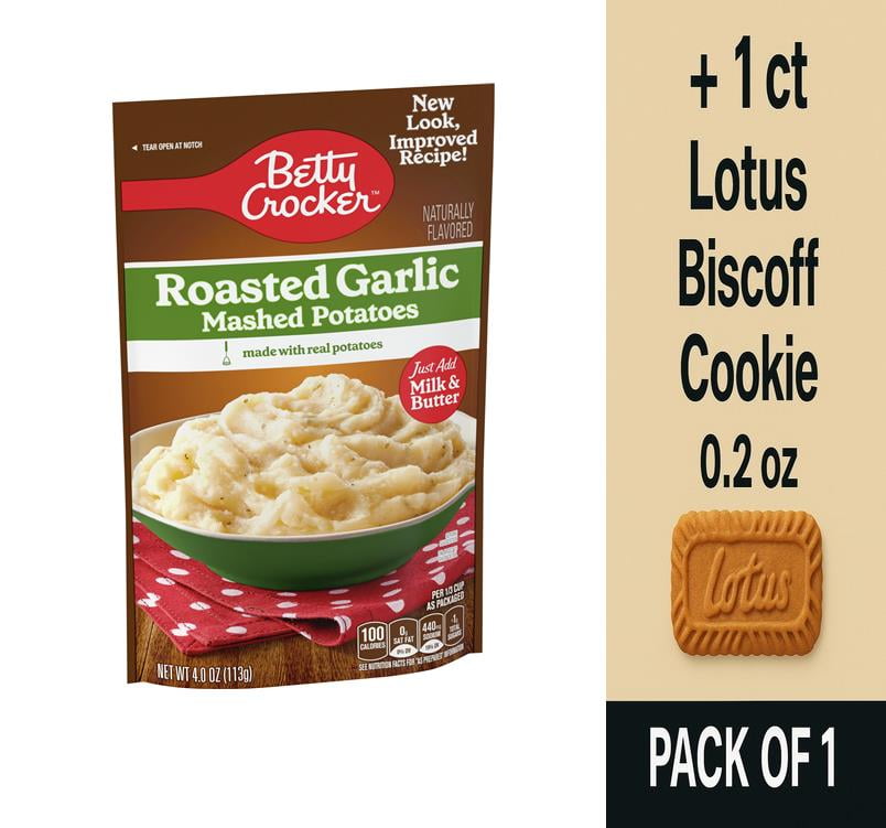 Betty Crocker Roasted Garlic Mashed Potatoes - 4.7 oz - Pack of 1 ...