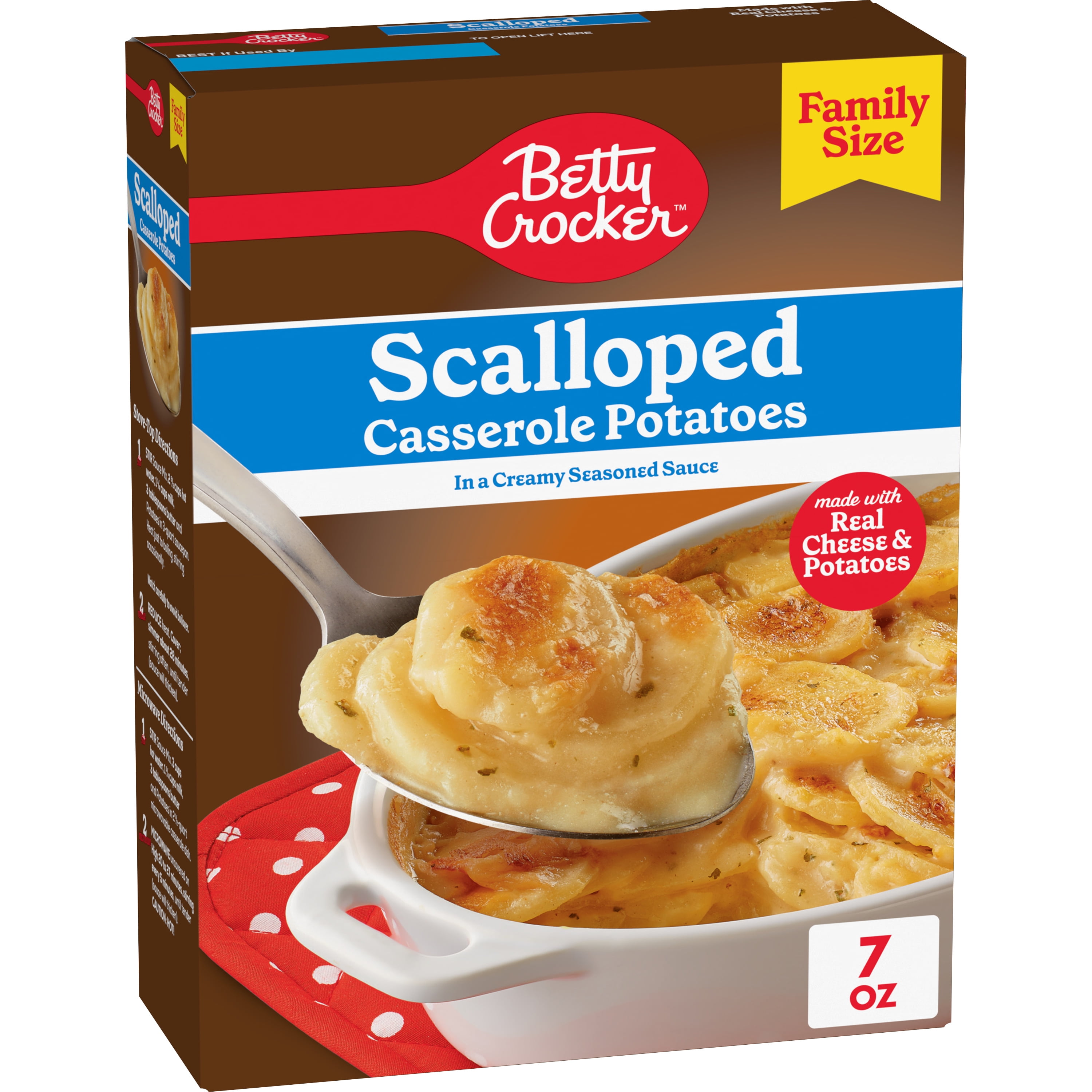 Betty Crocker Scalloped Casserole Potatoes, Made With Real Cheese ...