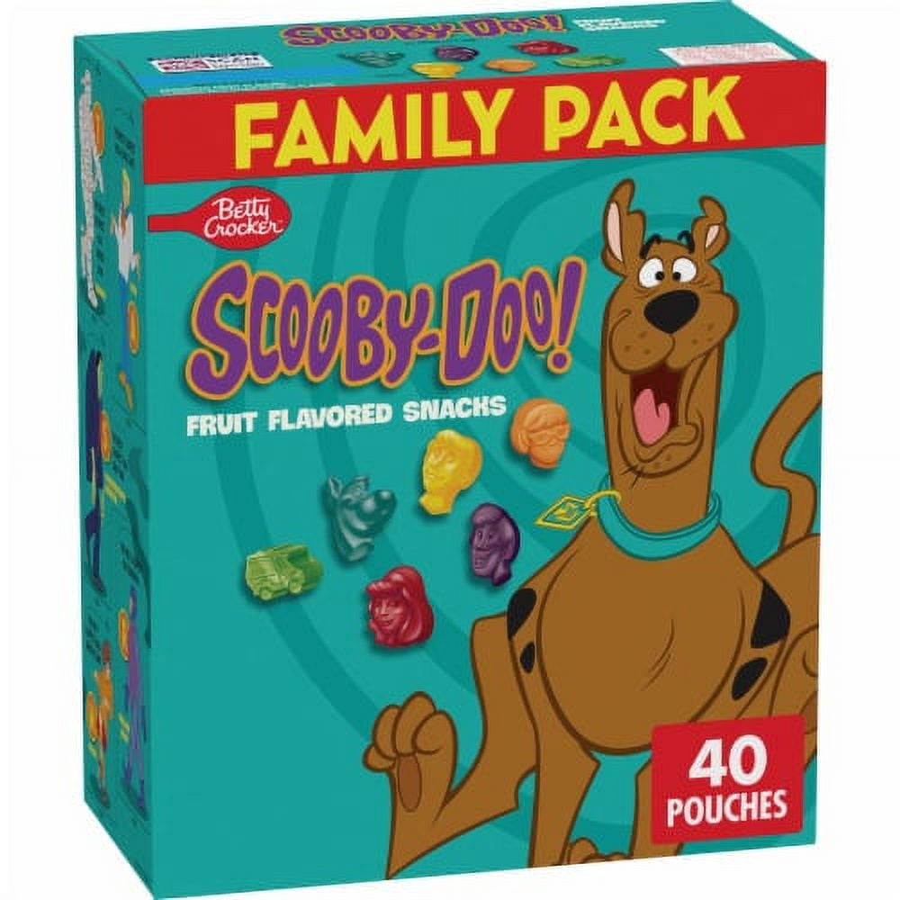 Betty Crocker Scooby Doo Fruit Flavored Family Pack Kids Snacks ...
