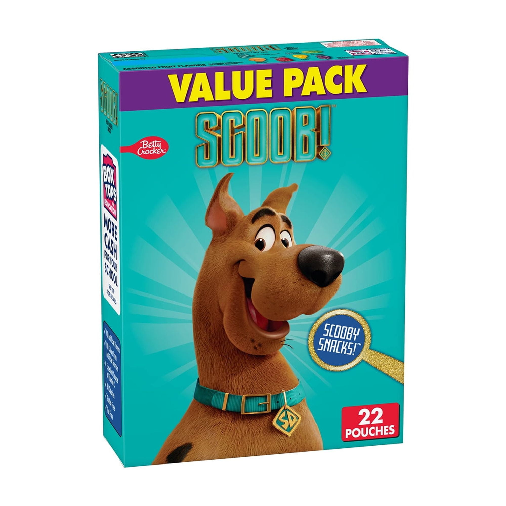 Betty Crocker Scooby Doo Fruit Flavored Gummy Snacks (Pack of 84 ...