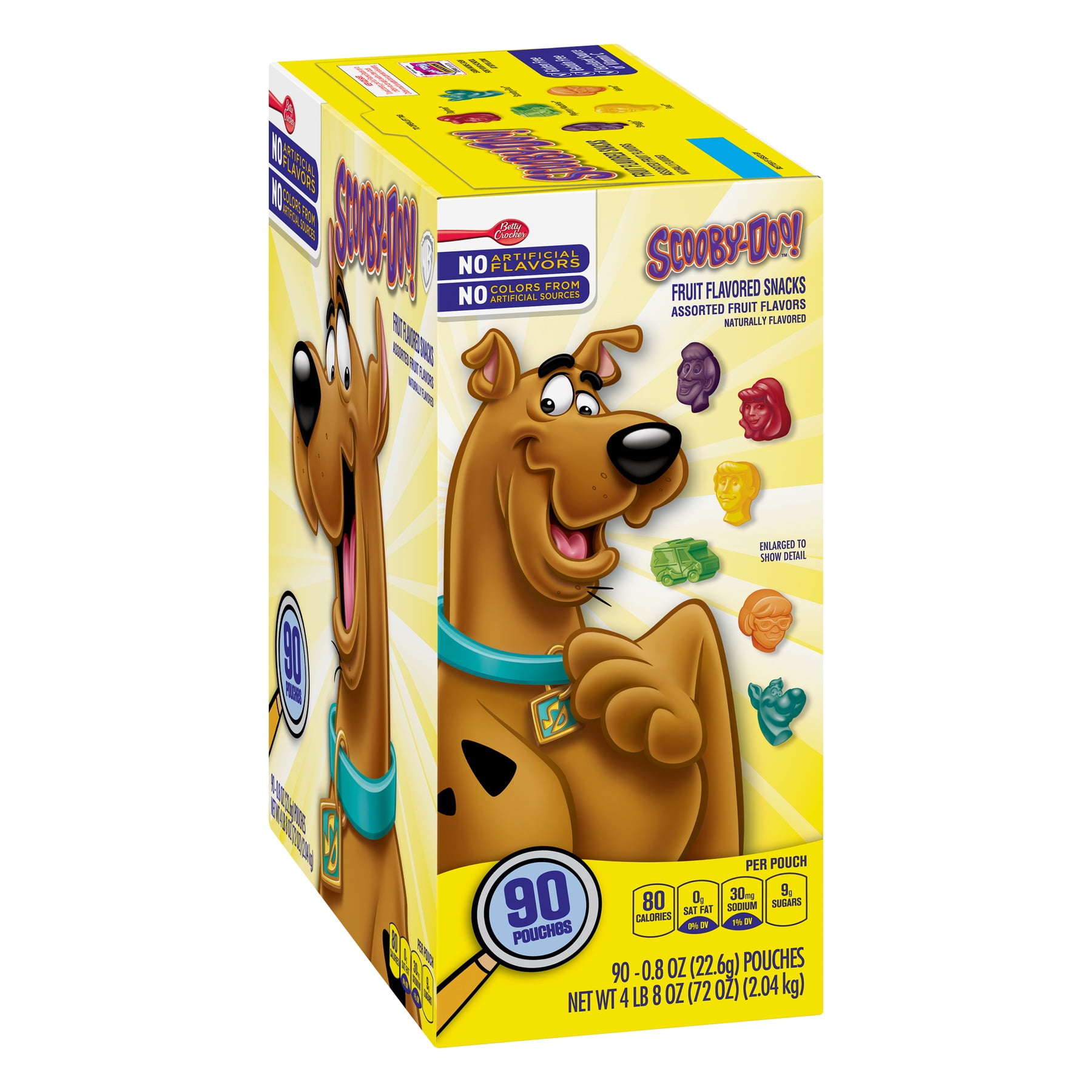 Betty Crocker Scooby Doo Fruit Flavored Snacks 90 Ct 72 Oz