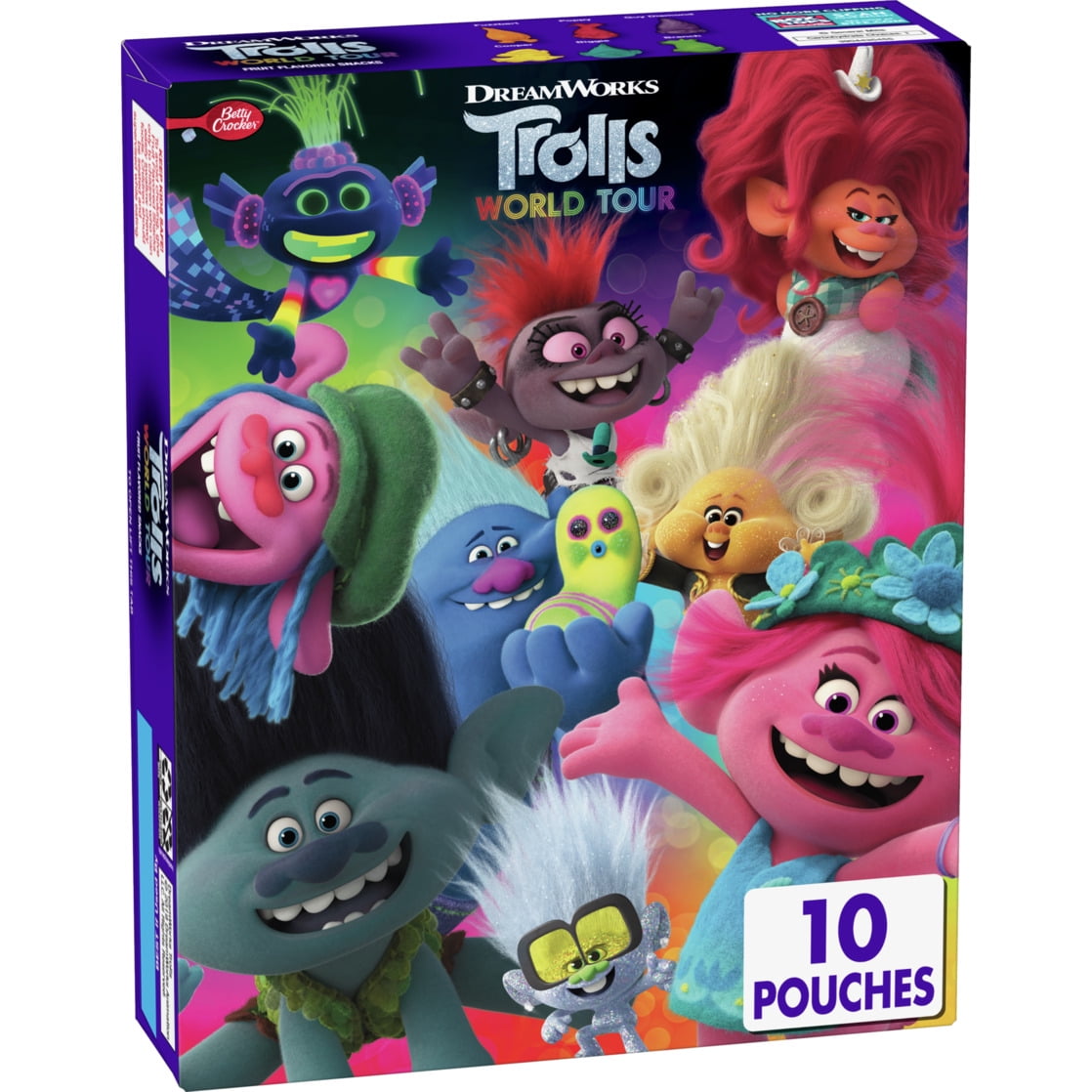 Betty Crocker Trolls Fruit Snacks, 10 pouches, 8 oz - Walmart.com
