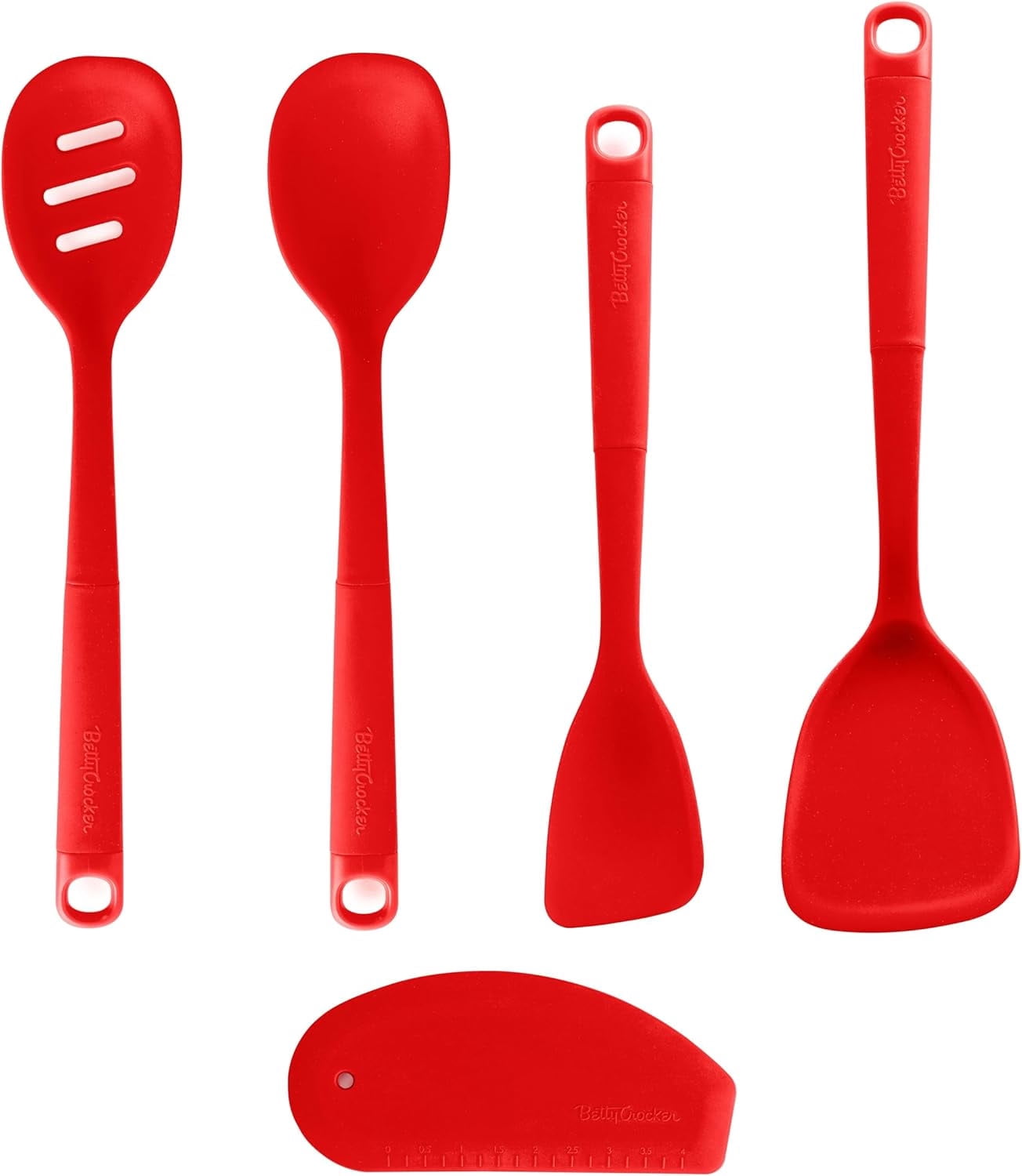 Betty Crocker 5-Piece Baking/Cooking Utensil Set, Dishwasher Safe ...