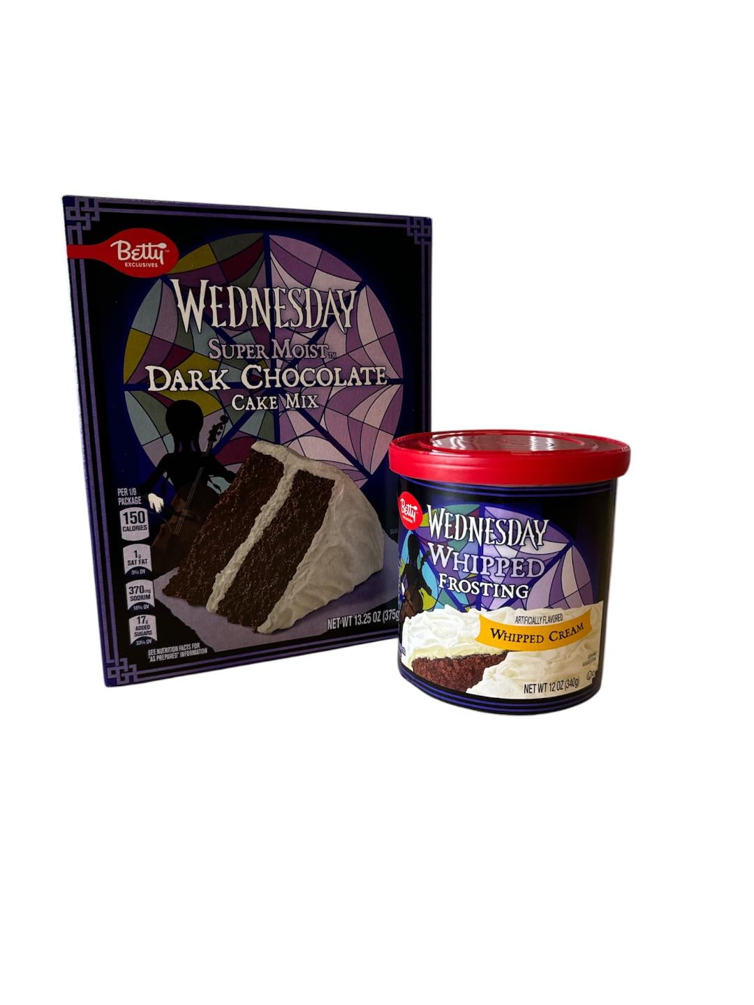 Betty Crocker Wednesday Super Moist Dark Chocolate Cake Mix & Whipped ...