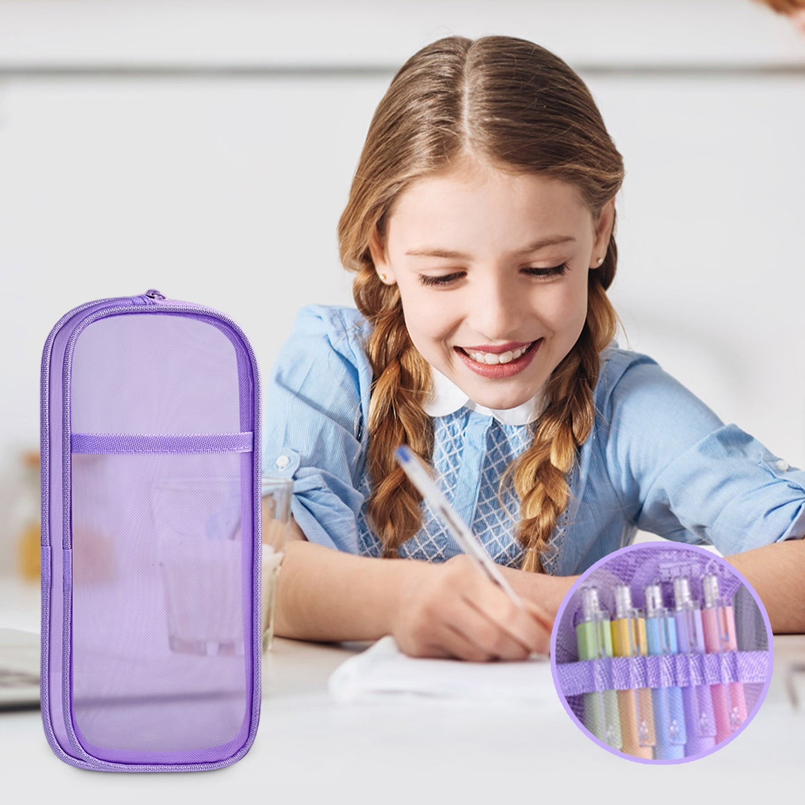 Beturest Pencil Case Savings Cute Pencil Case Desk Supplies Holders ...