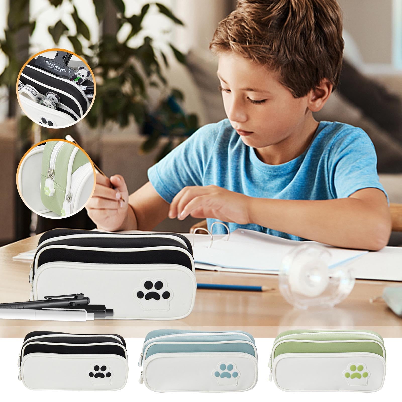 Beturest Pencil Pouch Savings Cute Pencil Case Pen, Pencil & Marker ...