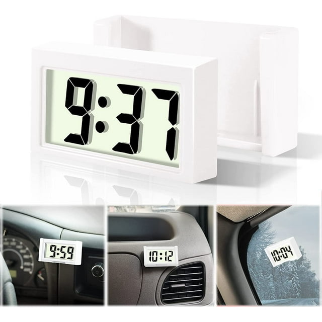Betus Car Dashboard Digital Clock - Vehicle Adhesive Clock with Jumbo ...