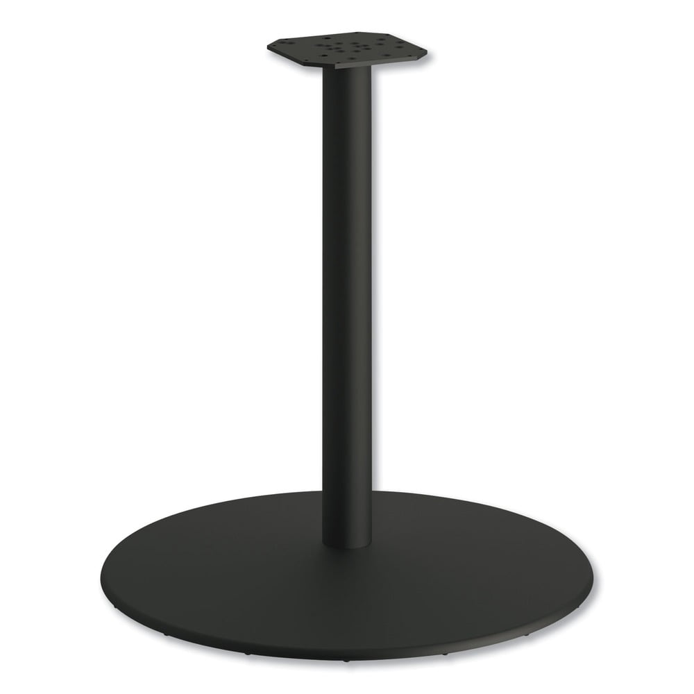 HON HBTTD30.CBK 29 in. High Between Round Disc Base for 30 in. Table Tops - Black Mica - Walmart.com