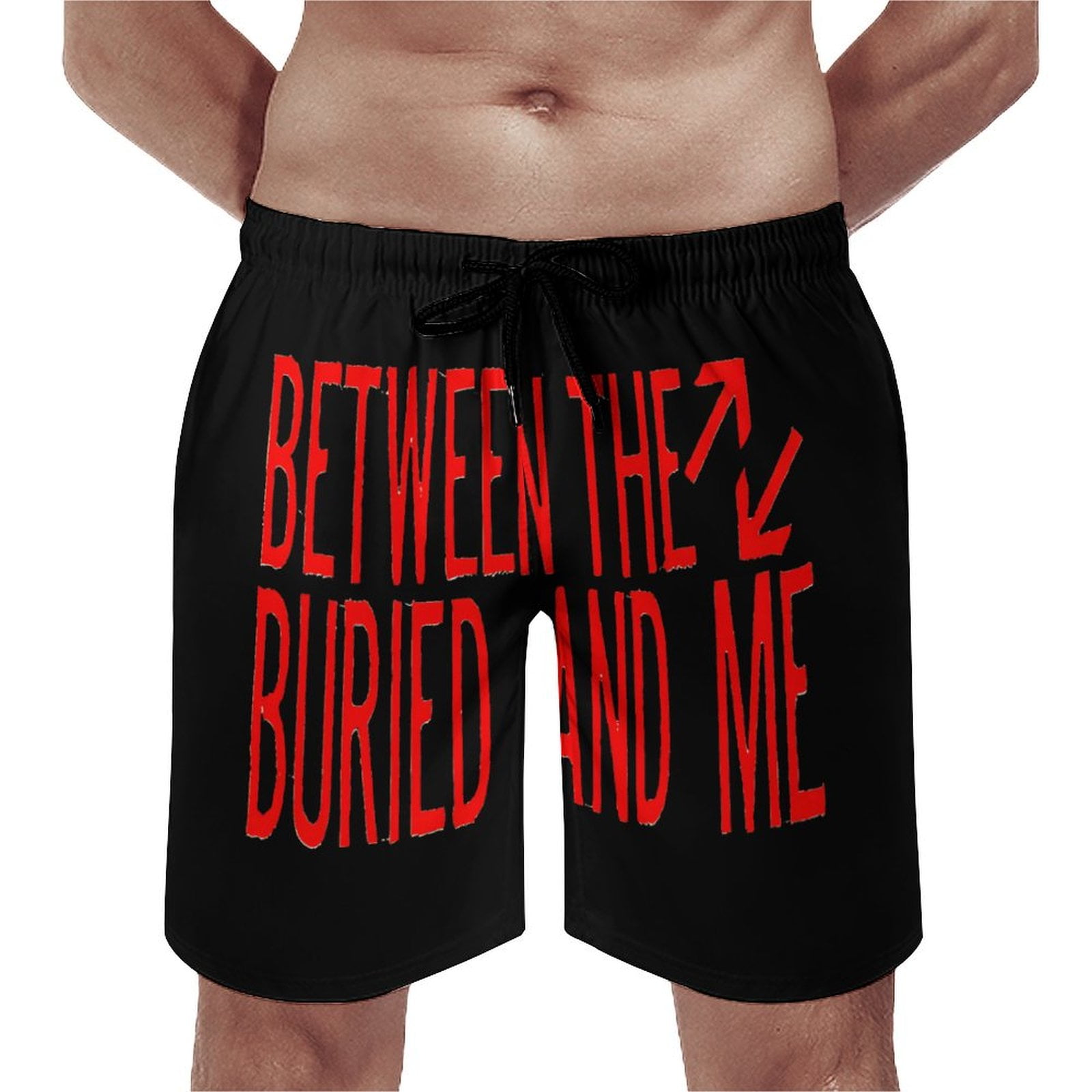 Between The_Buried And Me Spunky Mens Swim Trunks Quick Dry Board ...