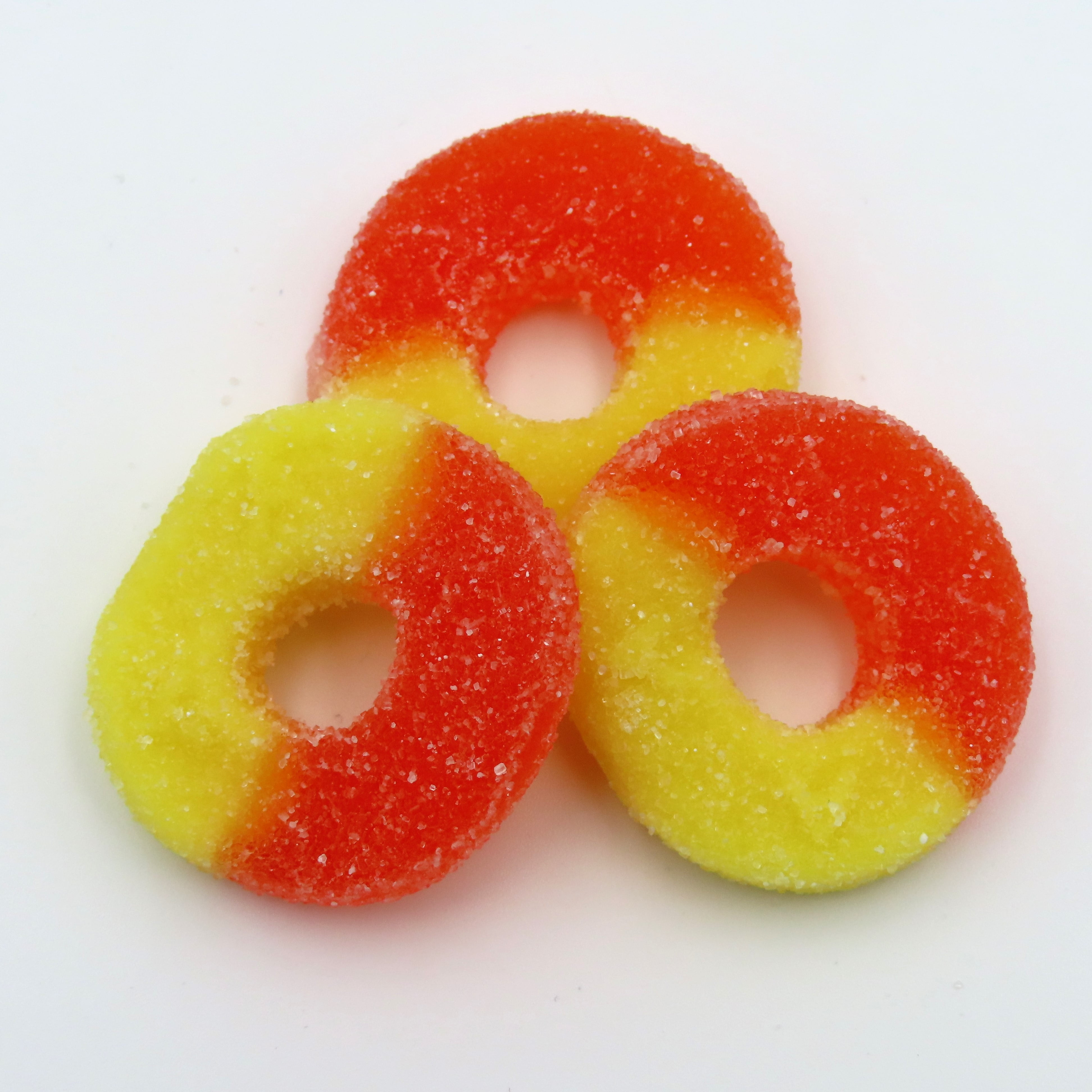 Beulah's Gummy Peach Rings, 2 Pound Package, 120 Pieces of Candy ...