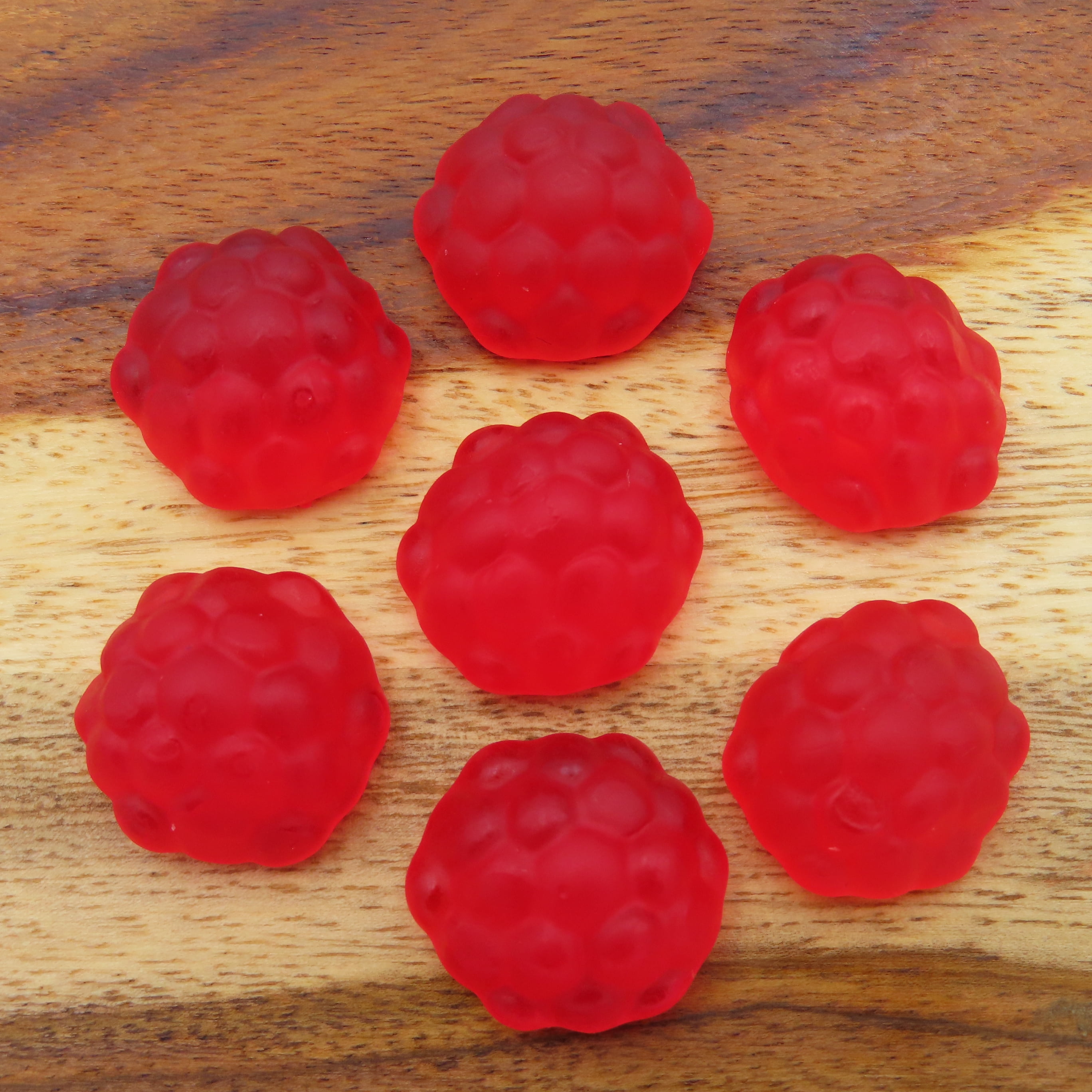 Beulah's Gummy Red Raspberries, 1 Pound Package, 110 Pieces of Candy ...