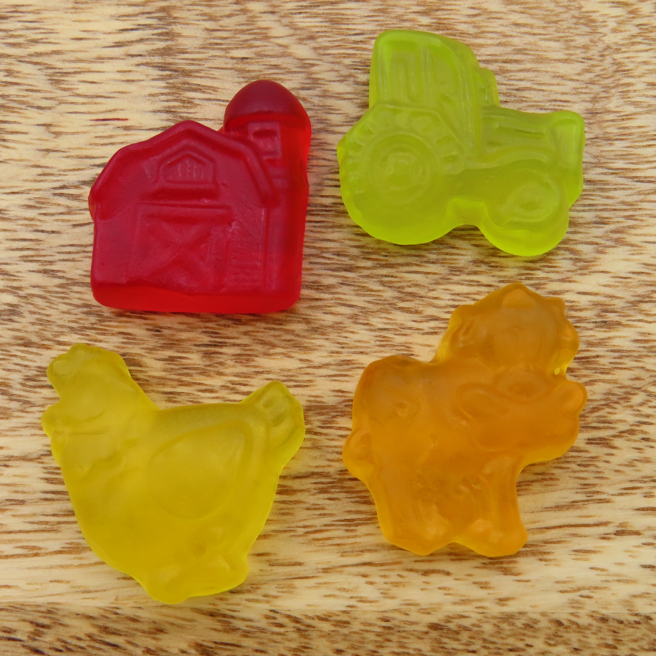 Beulah's Gummy Farm Animals, 2 Pound Package, 160 Pieces of Candy ...