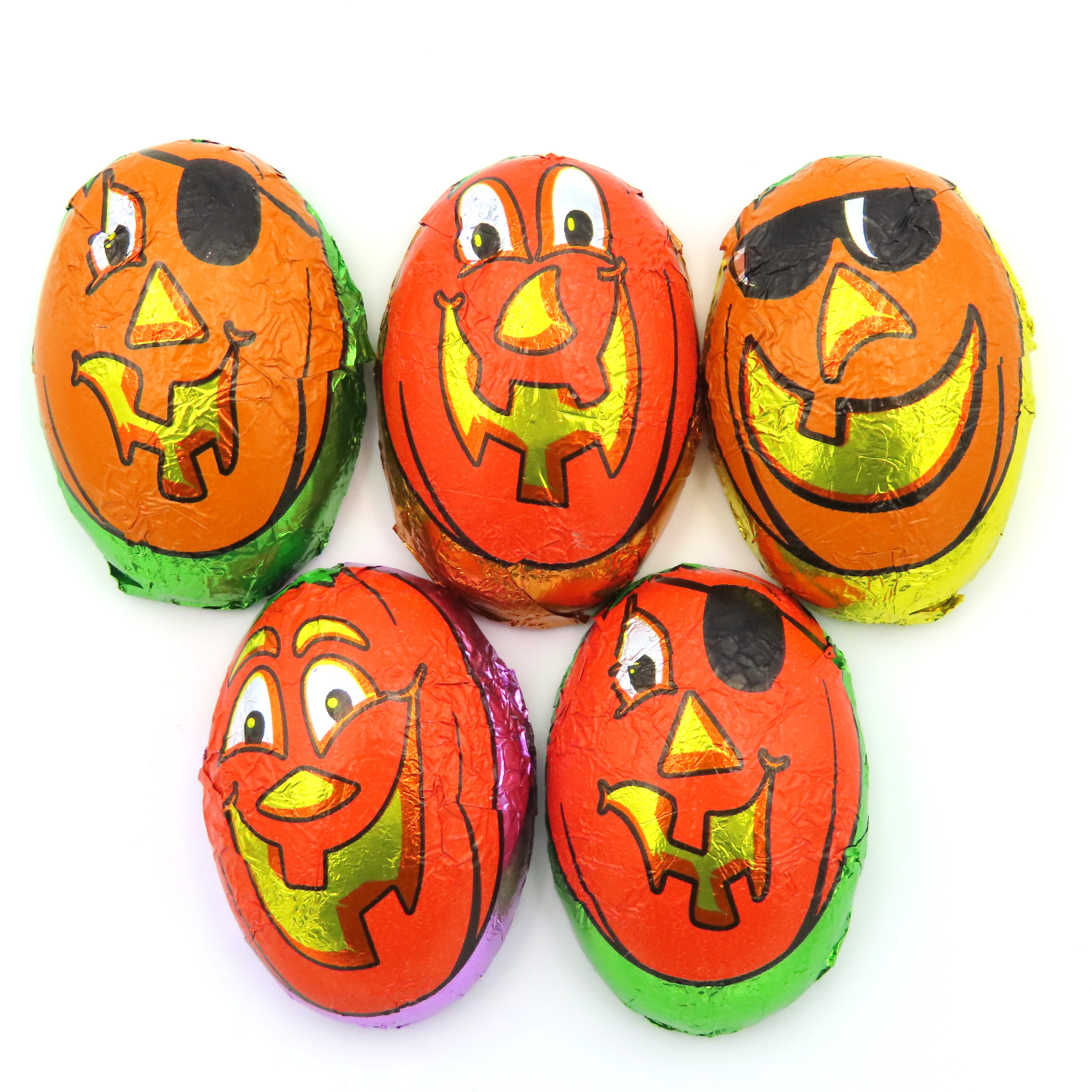 Beulah's Chocolate Pumpkin Faces, 1 Pound Package, 48 Pieces of Candy ...