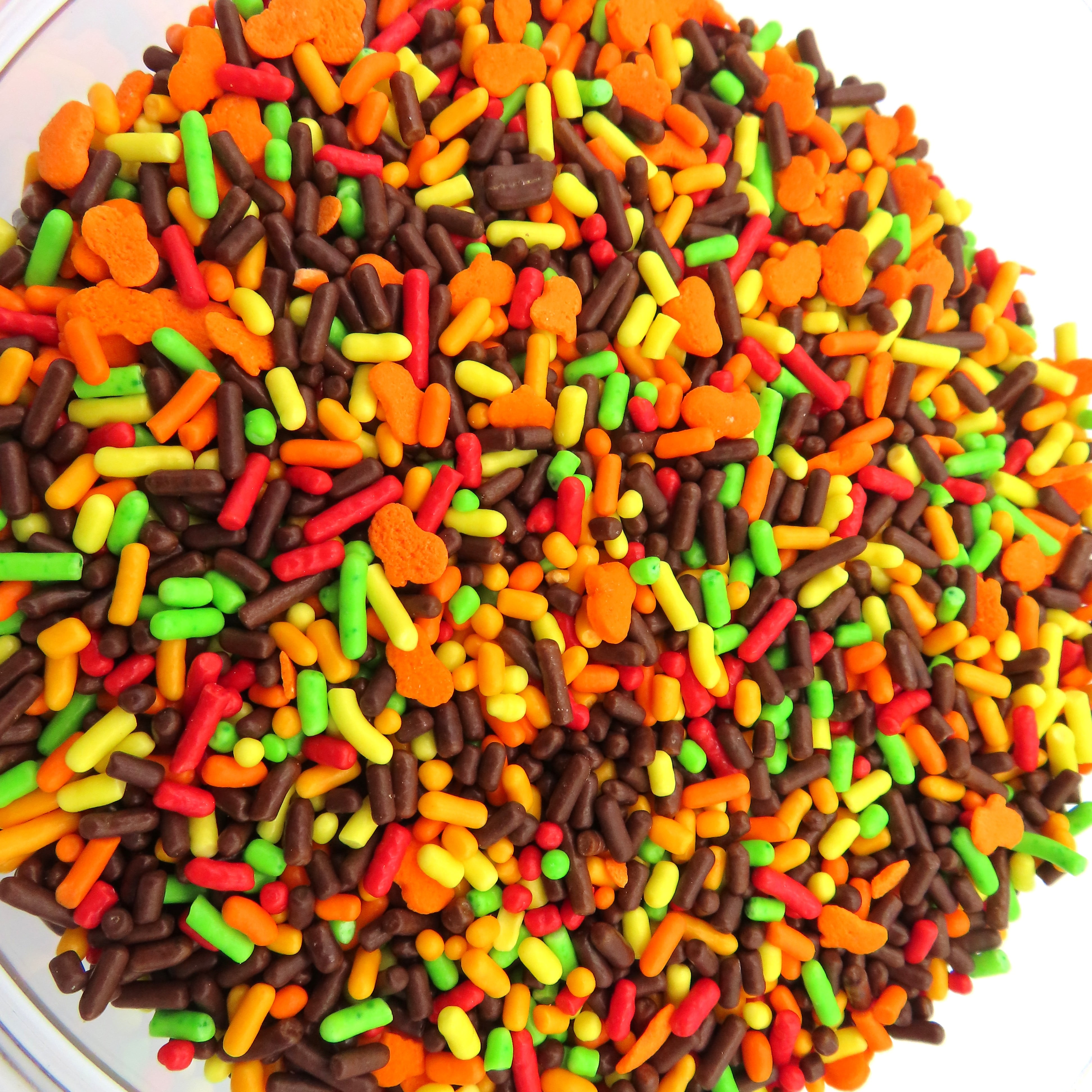 Beulah's Pumpkin Shape Sprinkle Mix, 2 Pound Package - Walmart.com