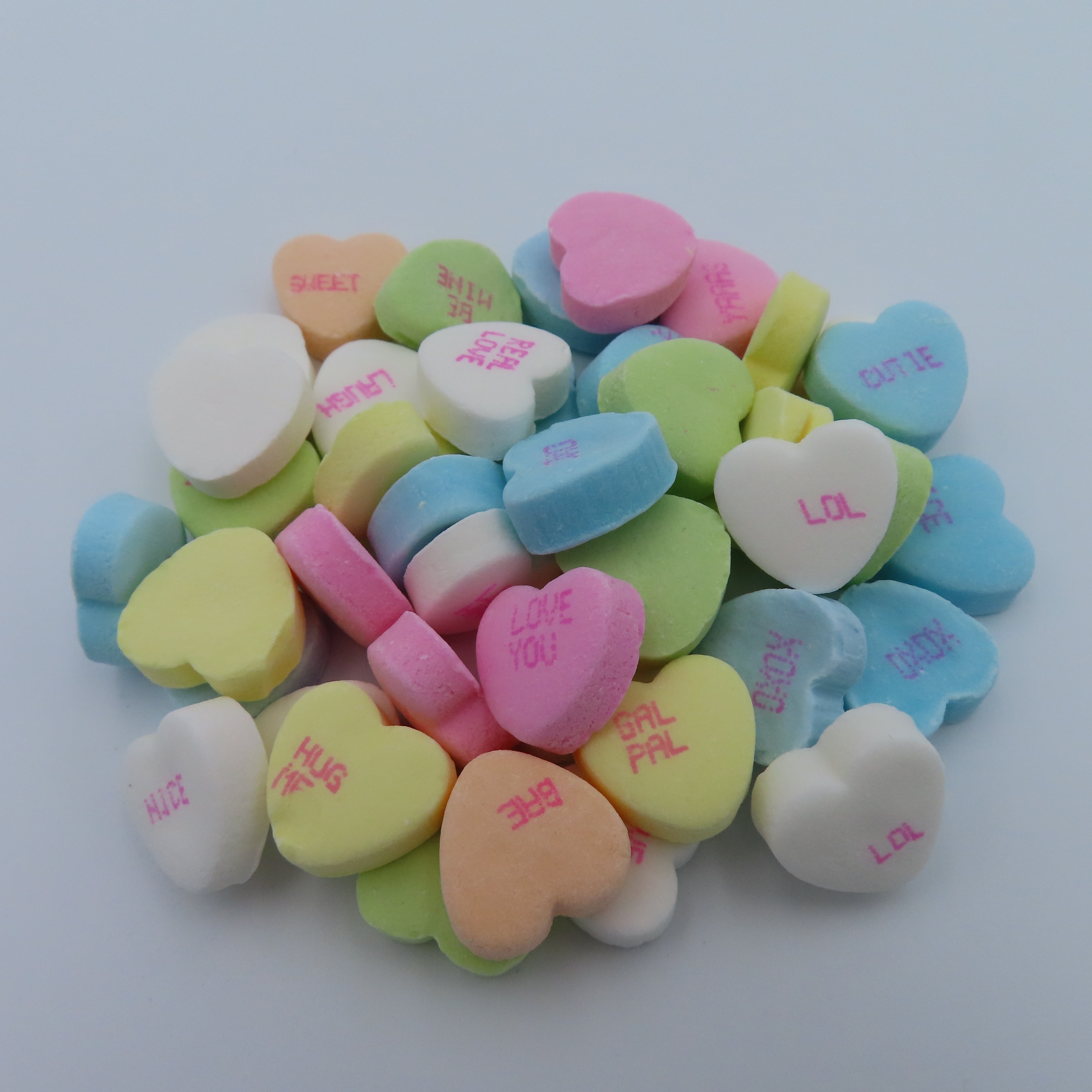 Beulah's Small Conversation Hearts Candy, 2 pound, 640 pieces - Walmart.com