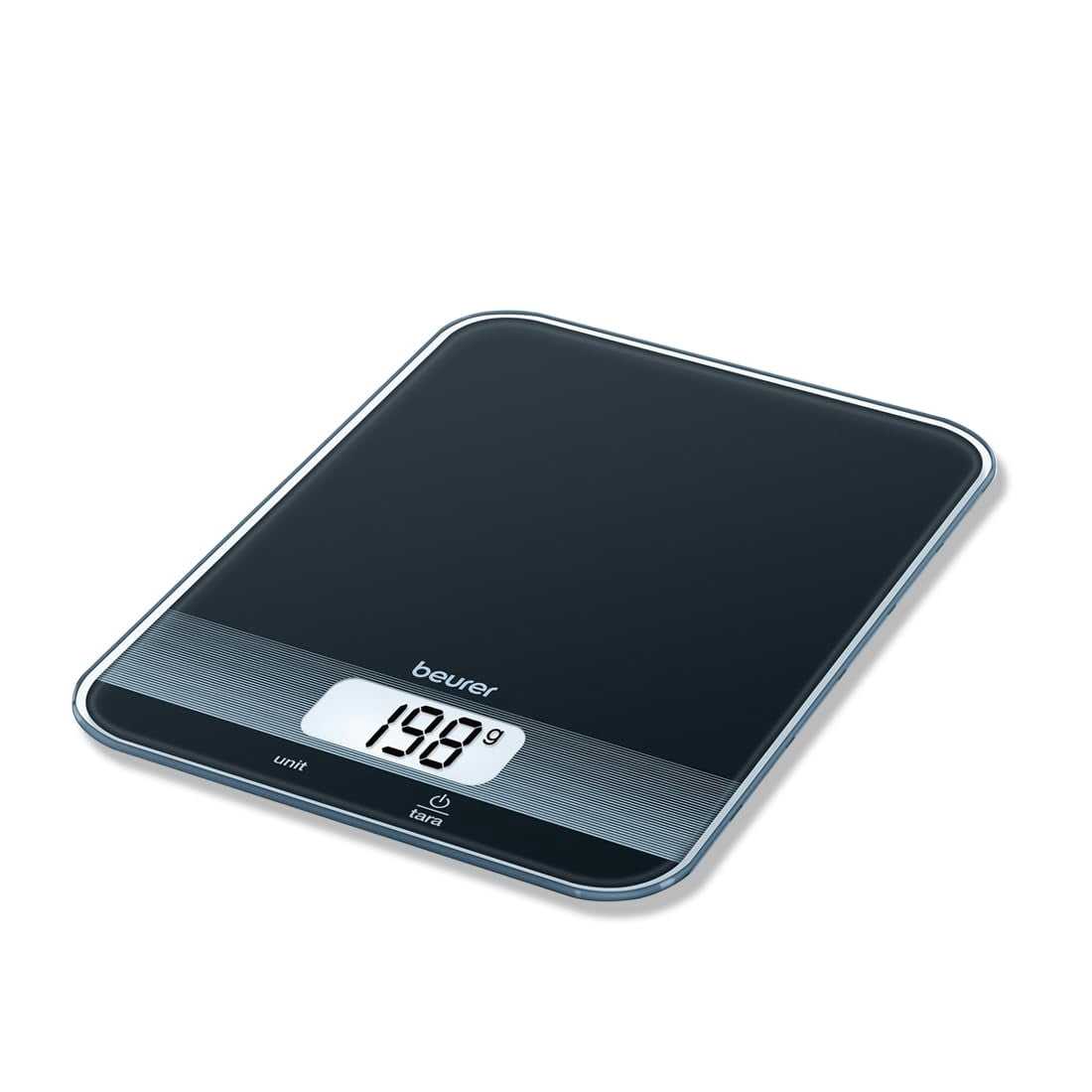 Beurer Black KS 19 Kitchen Scales with Modern Touch Key Operation ...