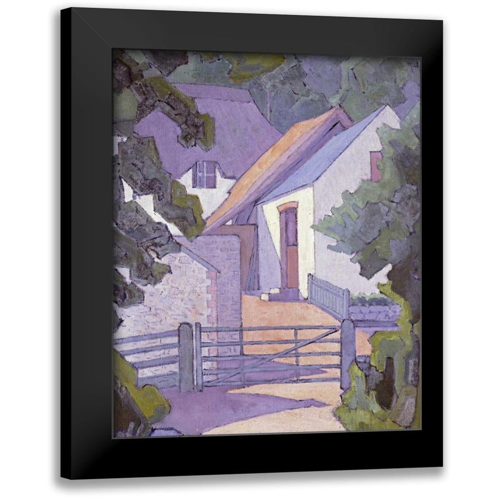 Bevan, Robert 15x18 Black Modern Framed Museum Art Print Titled - Morning, The South Downs ...