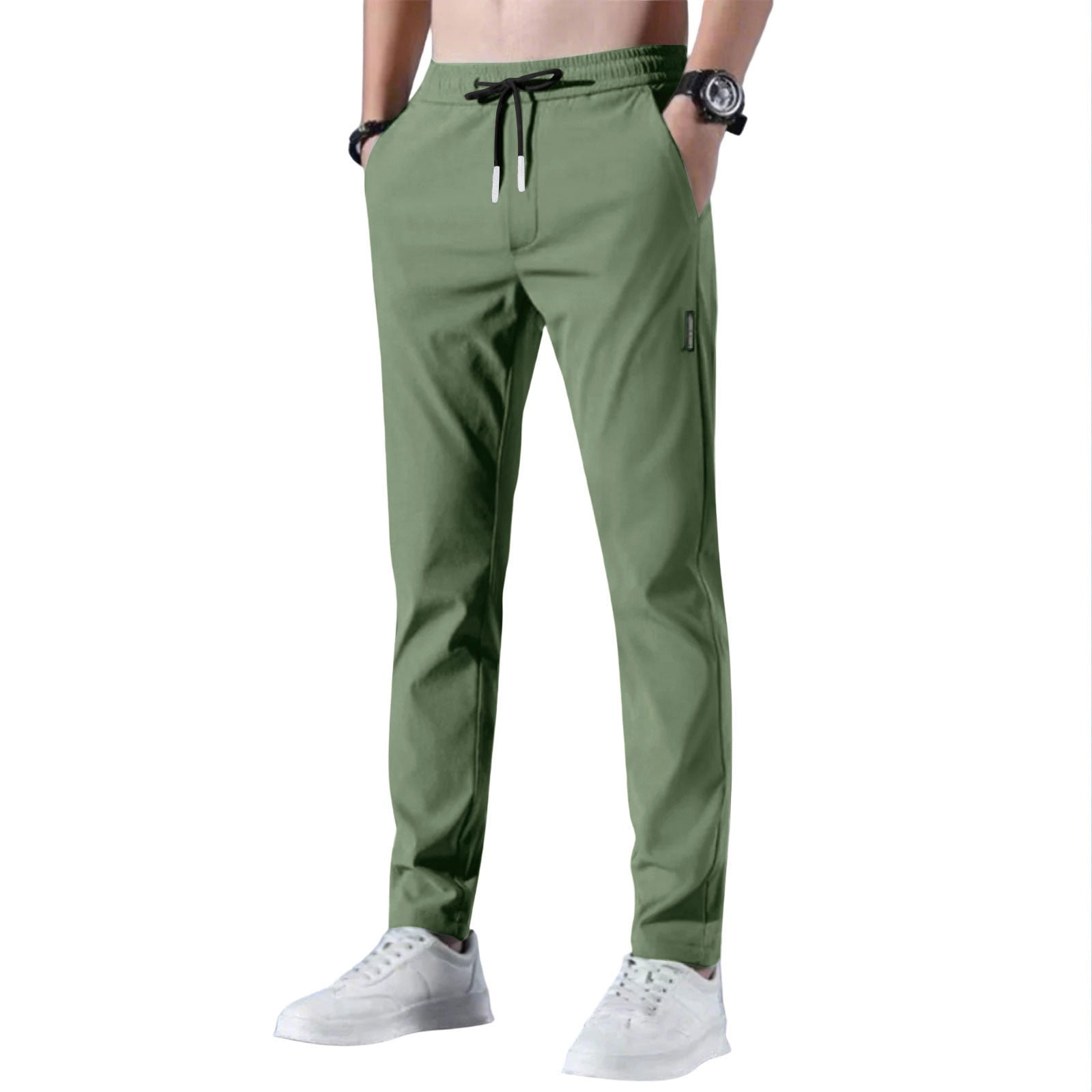 Bevawear Glide Pants for Men – Unisex Quick Dry Pull-On Stretch Pants ...