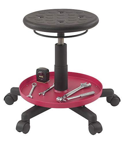 Bevco Utility Stool - 16-20-1/2" Seat Height - Polyurethane Seat ...