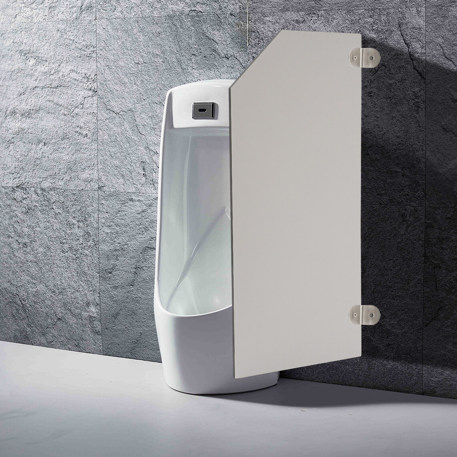 Bevel Angle Urinal Screen Toilet Partition Wallmounted Men Urinal ...