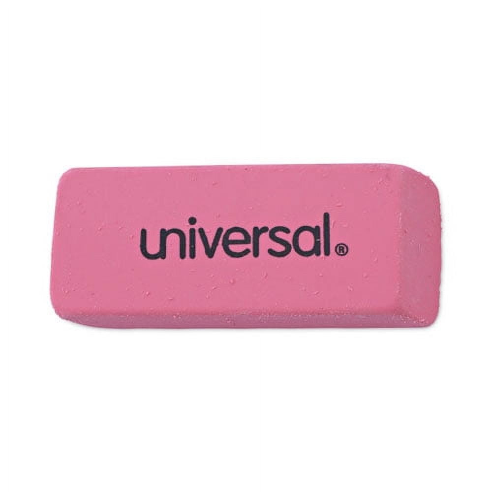 Bevel Block Erasers, For Pencil Marks, Rectangular Block, Small, Pink ...