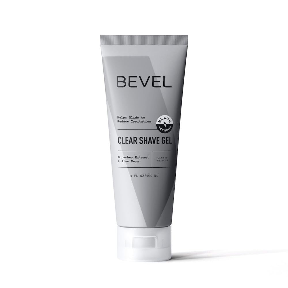 Bevel Cooling Shave Gel for Men, Clear Shave Gel for Precise Detailing ...