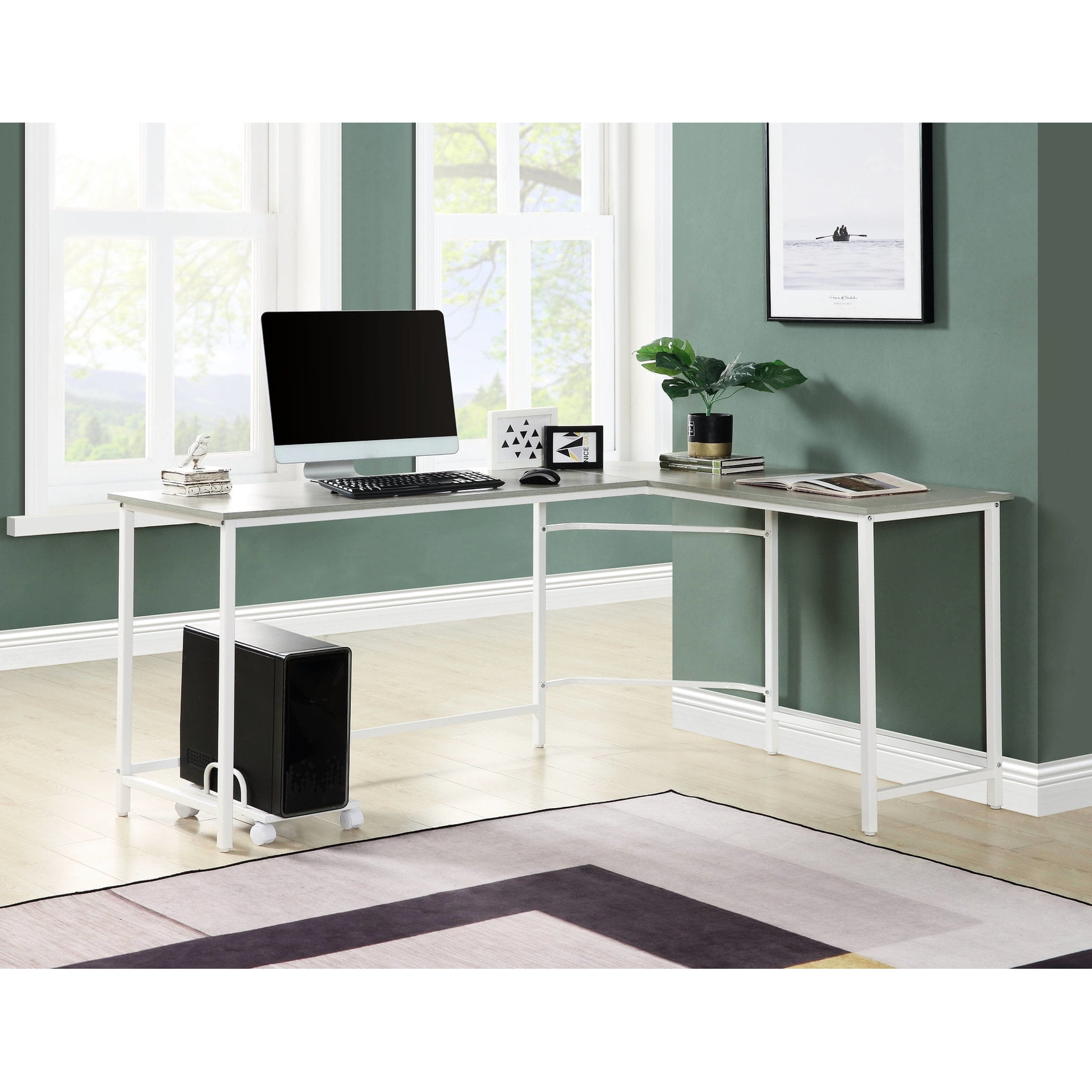 Bevel Edge Angle Computer Desk / Adds Modern Style to Workspace ...