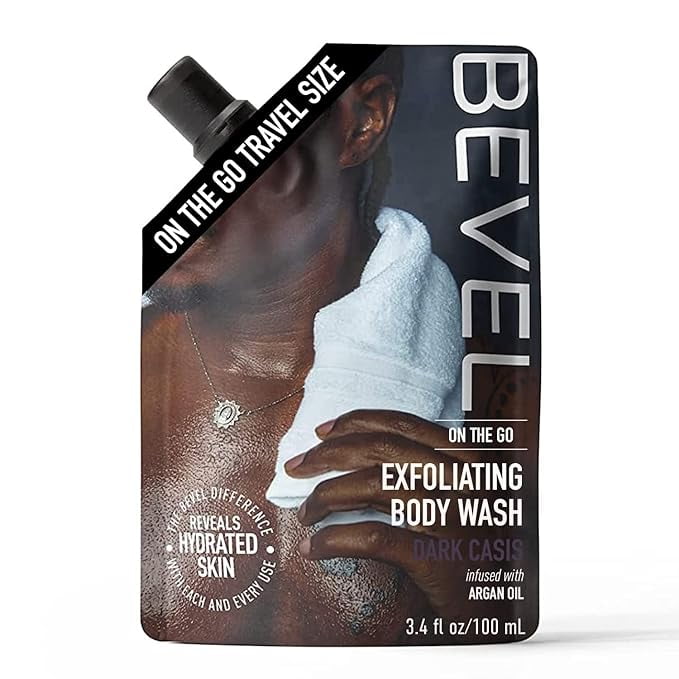 Bevel Exfoliating Body Wash for Men, 3.4 Oz - Walmart.com