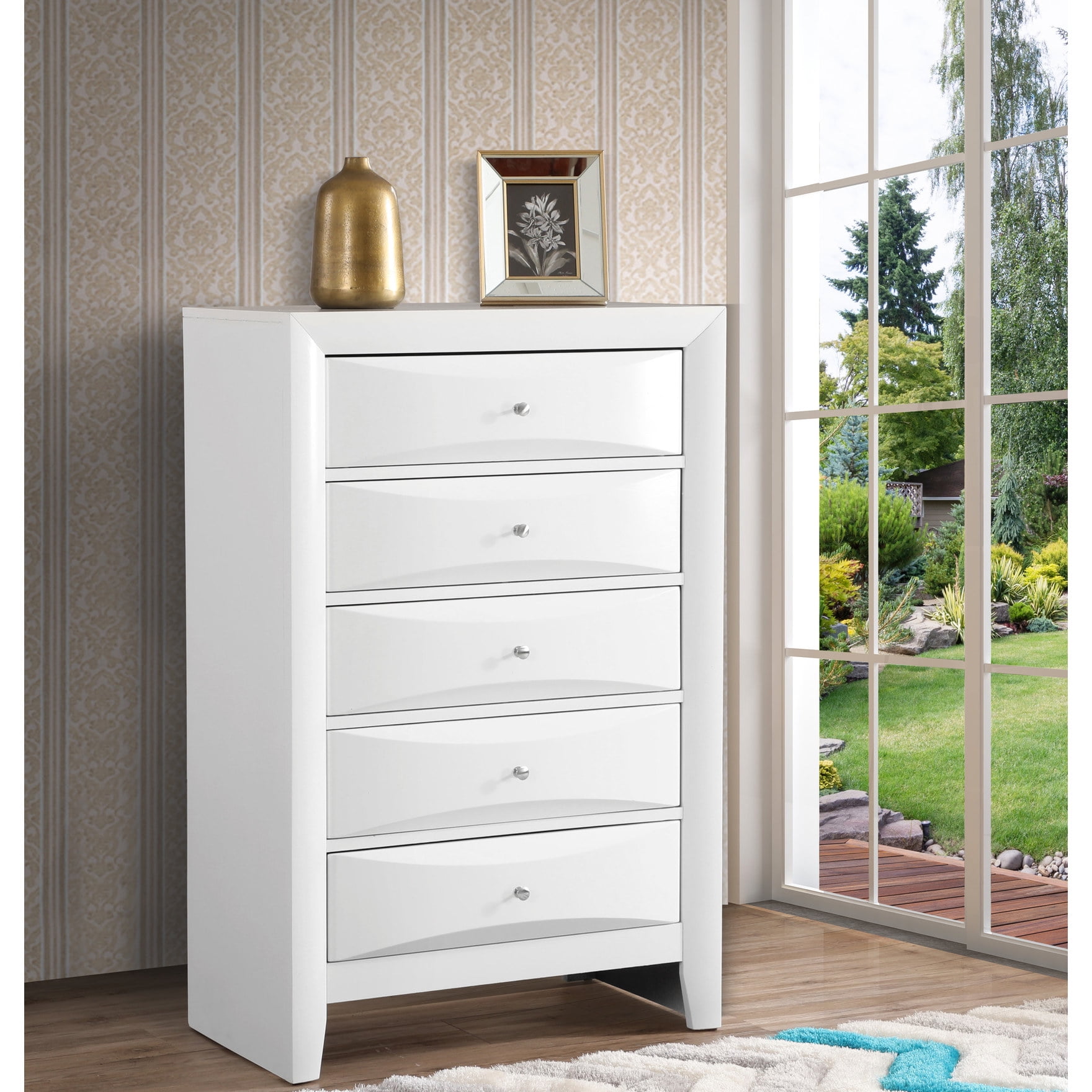 Beveled Drawer Fronts & Real Wood Veneers - Ready - to - Use White ...