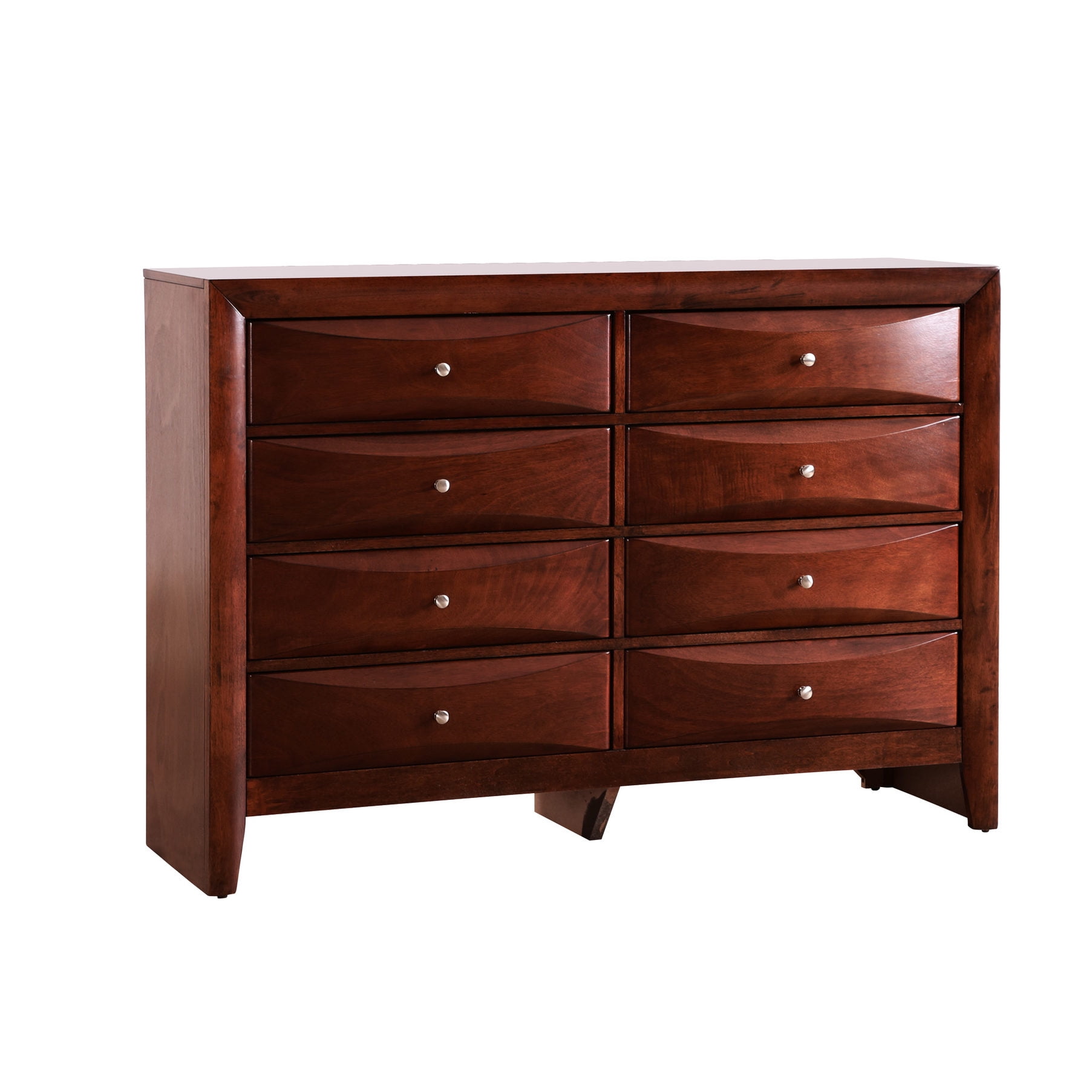 Beveled Drawer Fronts & Veneer Finish - Bedroom Display, Elegant Look ...