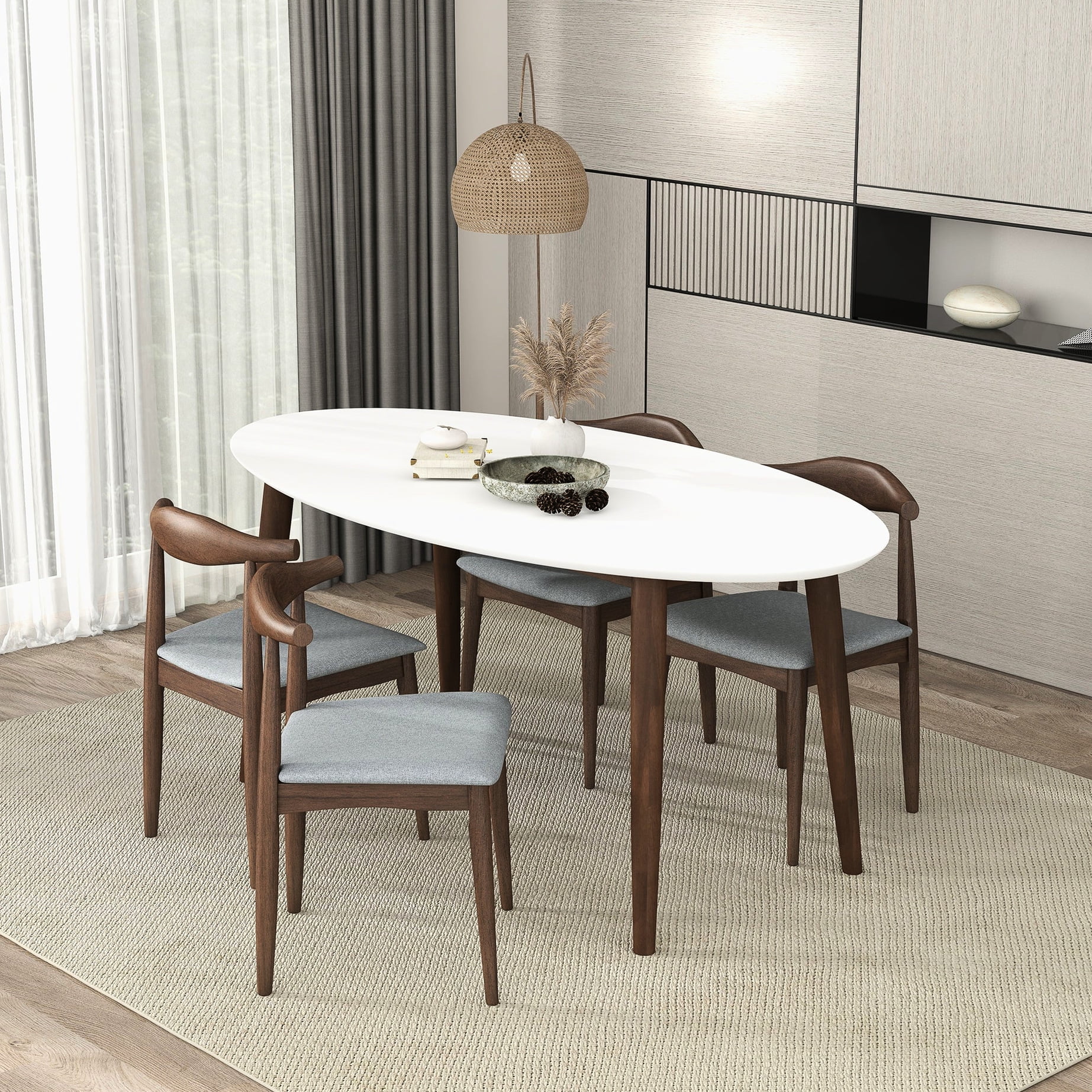 Beveled Edge Dining Table - Safe for Children in Small Kitchens ...