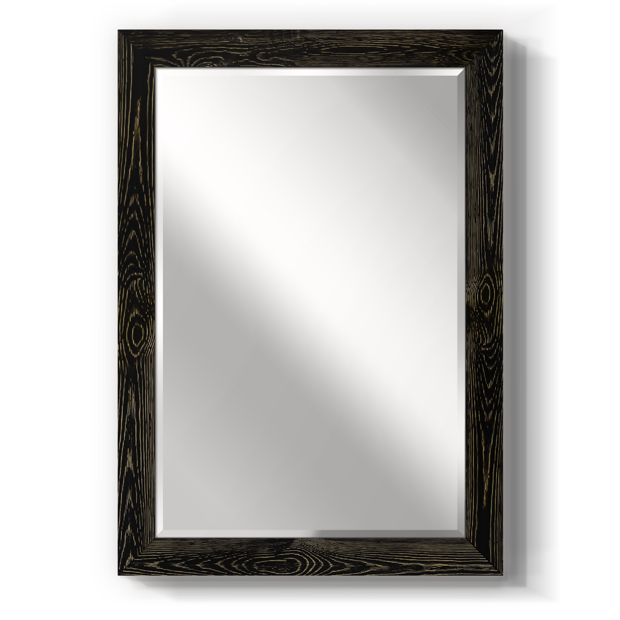 Beveled Mirror Framed With Super Solid Resin Wood - Walmart.com