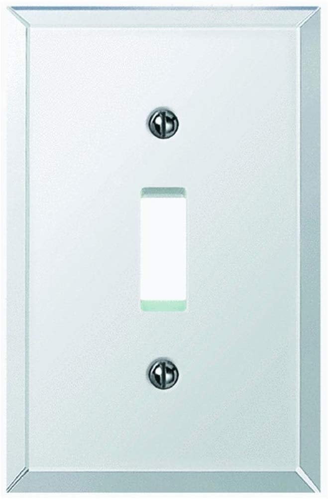 Beveled Glass Mirror Switch Wall Plate - Walmart.com