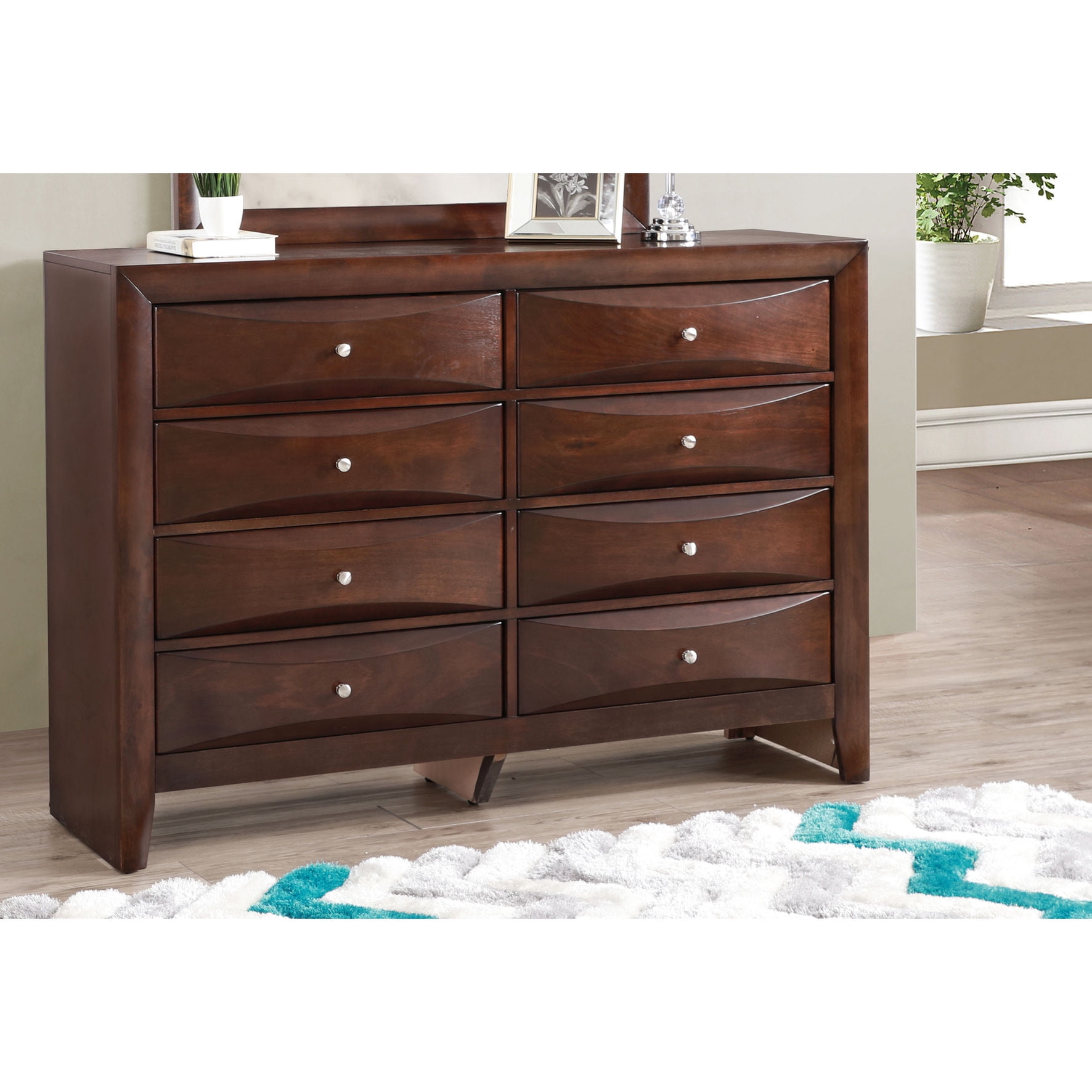 Beveled drawer fronts style / Bedroom decor addition / Assembled and ...