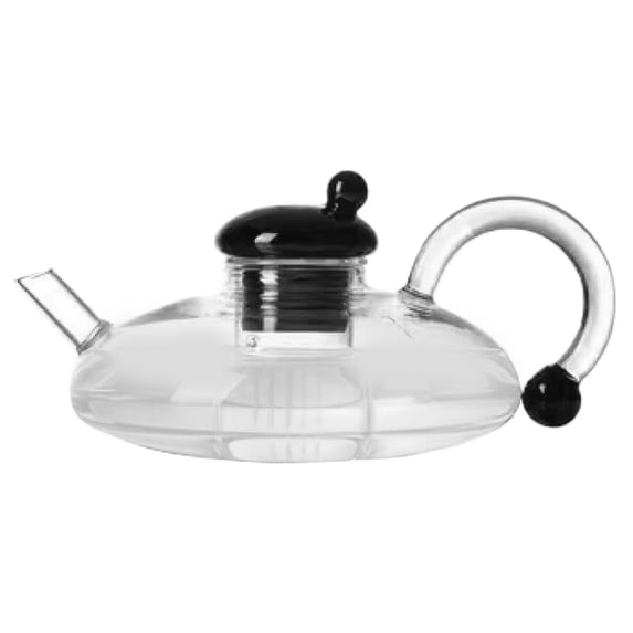 Beverage Container Heat Resistant Thick Glass Loose Leaf Teapot Set 1 ...