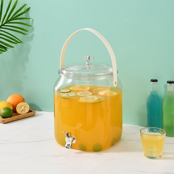 Beverage Dispenser 11.5L (3 Gallon) with Faucet, Portable Party Drink ...