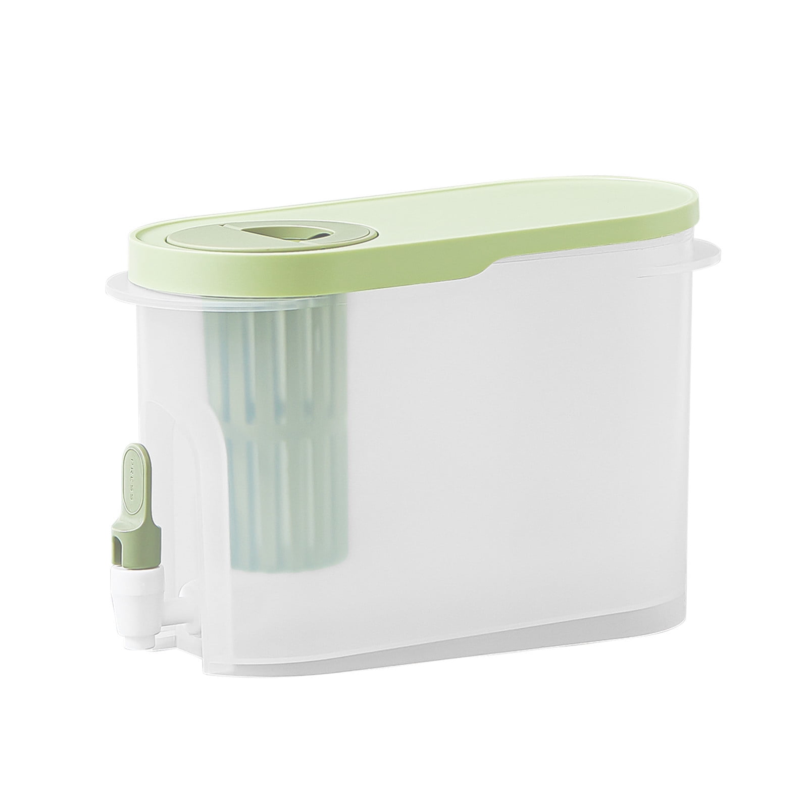 Beverage Dispenser Cold Kettle with Spigot, 3.9L/1Gallon Refrigerator ...