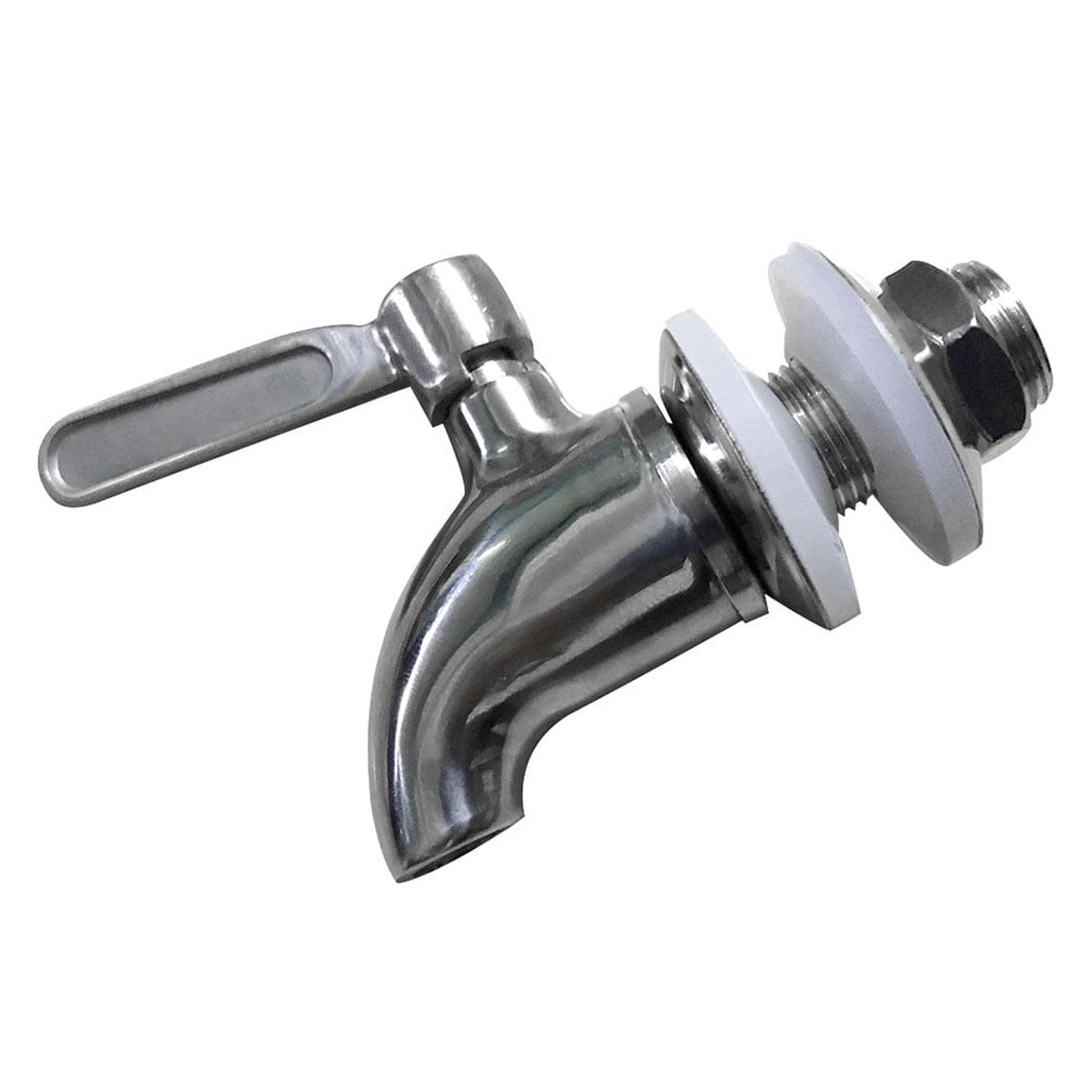 Beverage Dispenser Push Style Spigot - Stainless Steel Polished Faucet ...