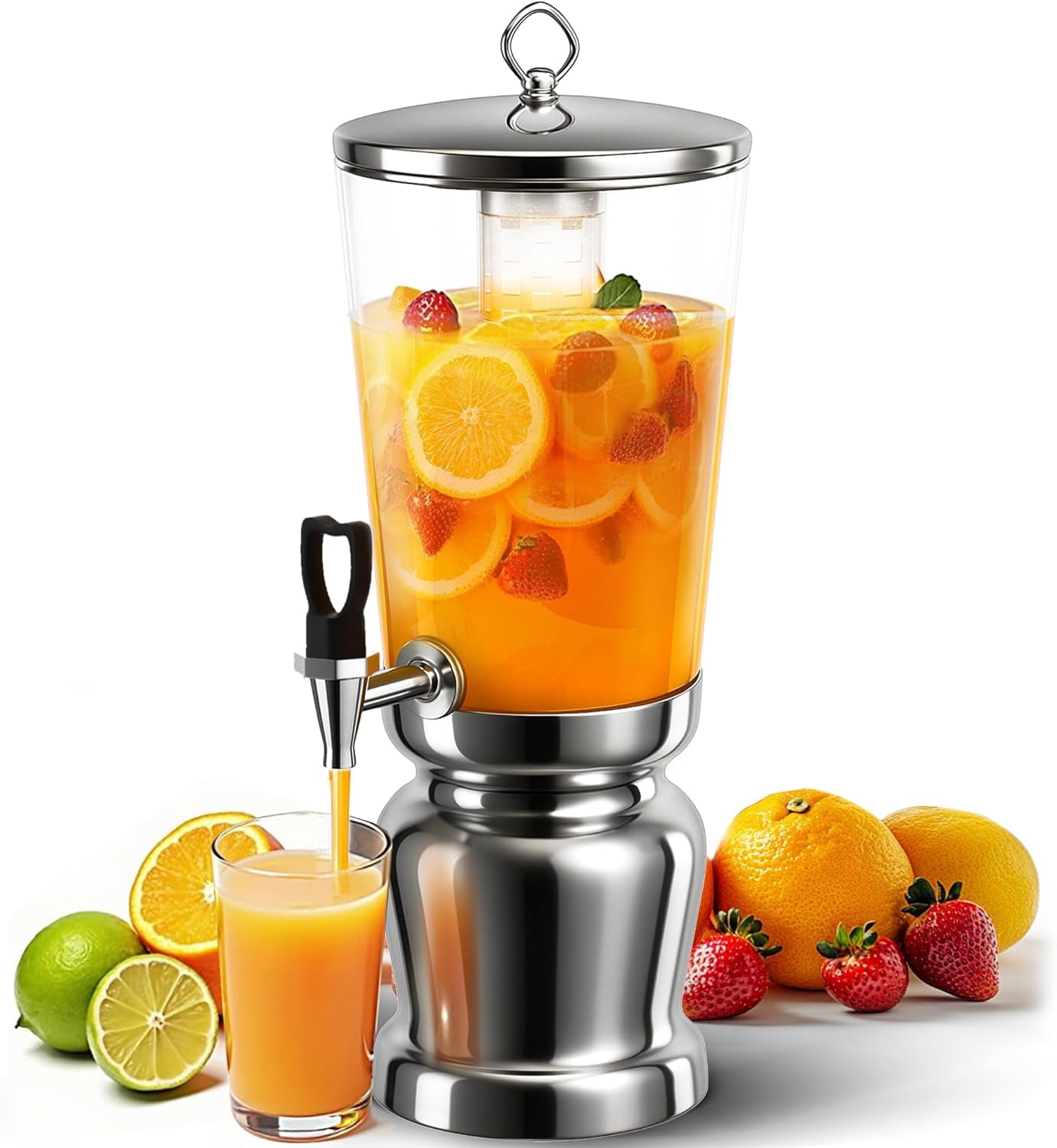 Beverage Dispenser With Stand -2 Gallon Beverage Dispenser Drink ...