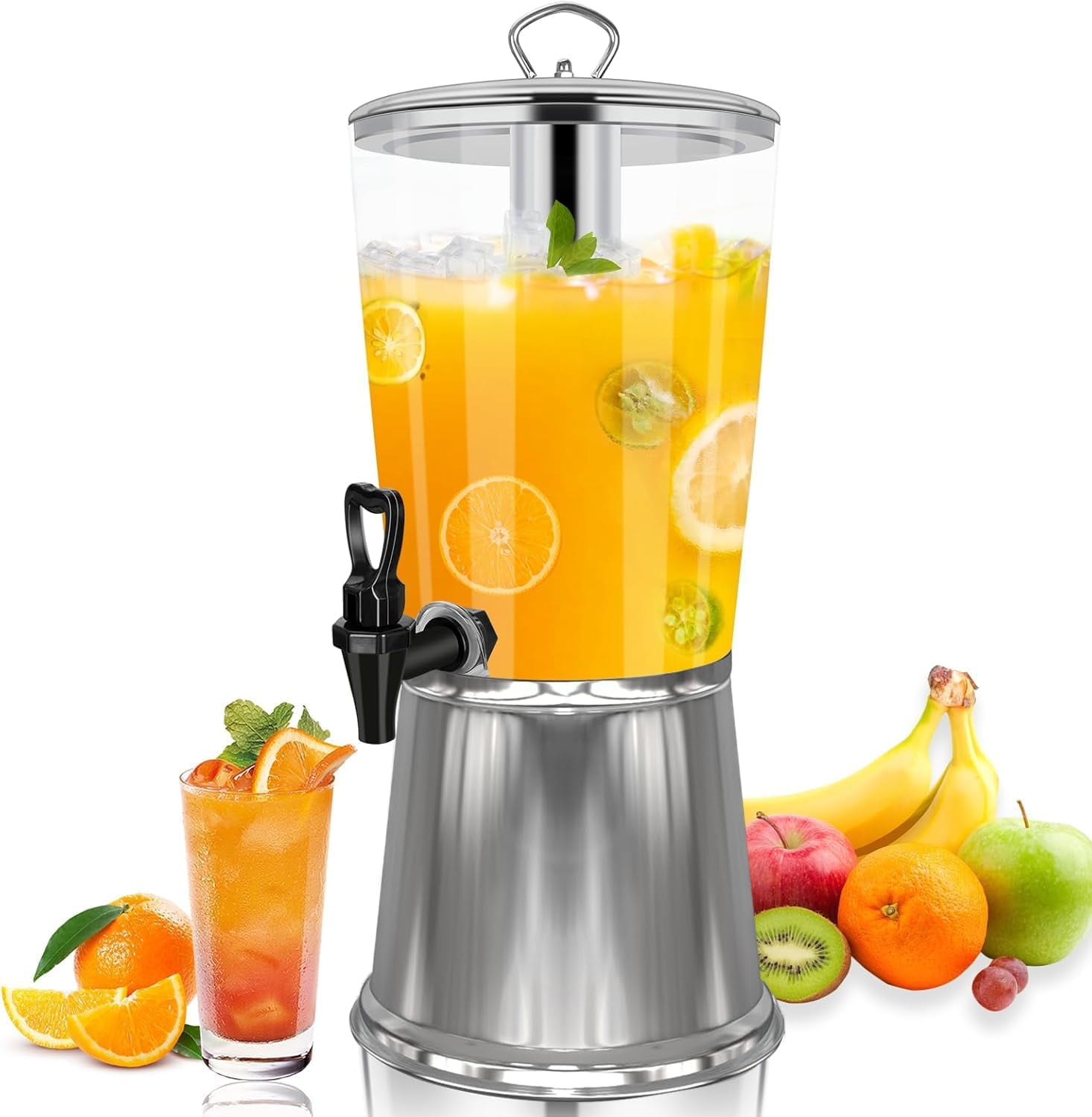 Beverage Dispenser with Stand, Drink Dispensers for Parties, Beverage ...