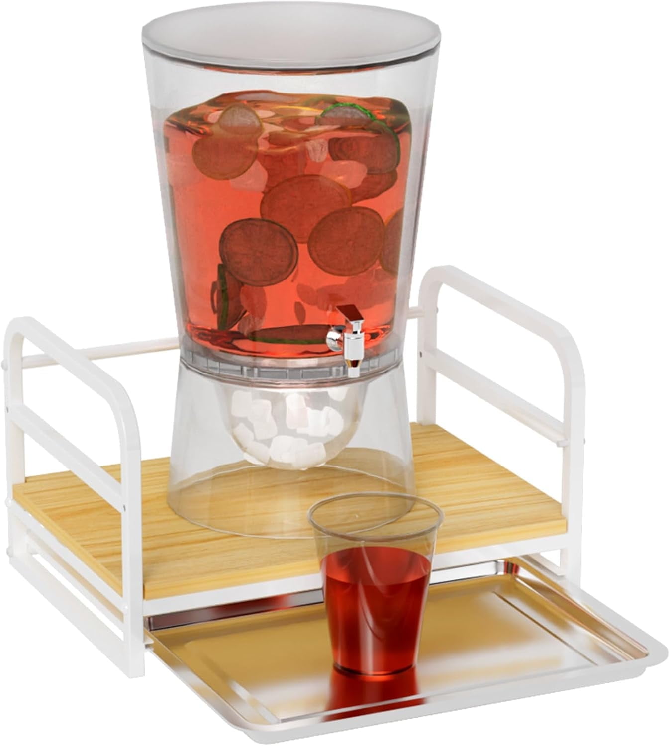 Beverage Dispenser Stand Only, Party Drink Dispenser Stand 2 Gallon ...