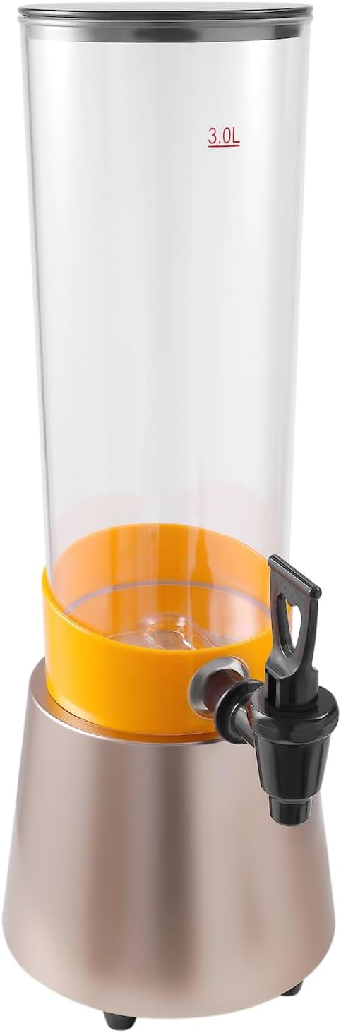 Beverage Dispenser With Stand, 3L Plastic Drink Dispenser Water Tea ...