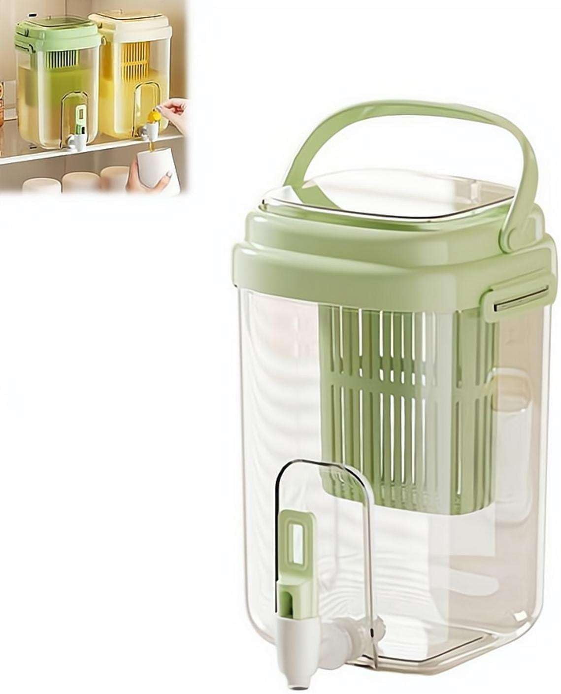 Beverage Dispenser with Stand Lid and Spigot for Parties Juice Tea ...