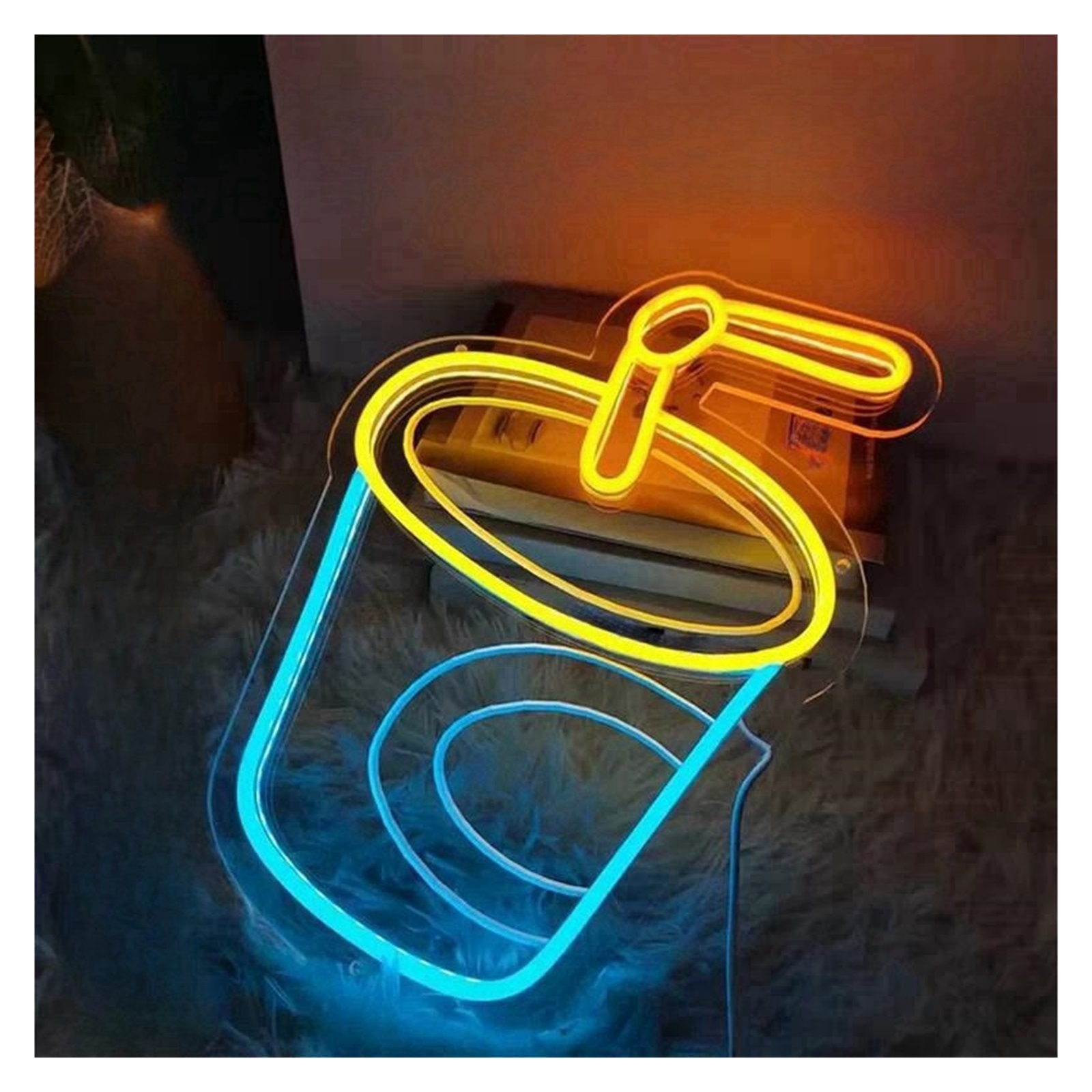 Beverage Neon Sign Suitable For Store Restaurant Birthday Party Cinema ...