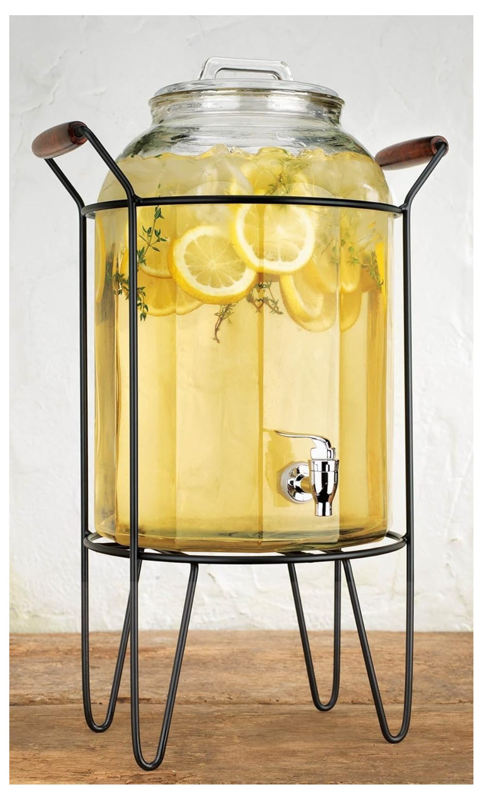 Beverage Panel Large Drink Dispenser Durable Glass Ice Cold Beverage 3 ...