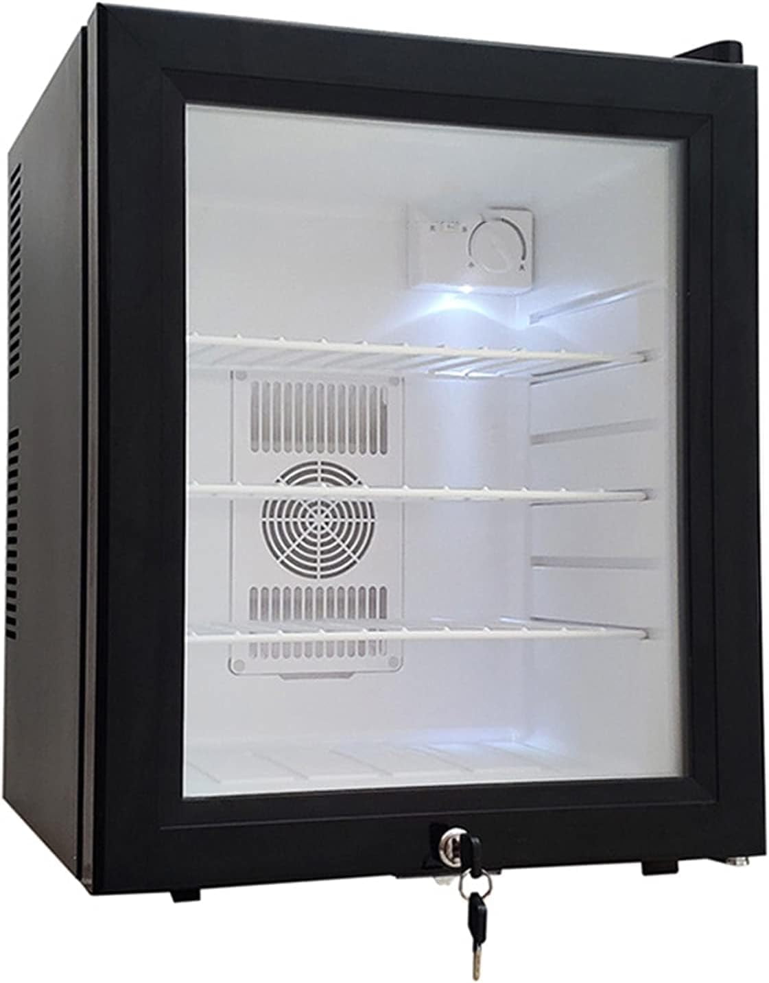 Beverage Refrigerator and Cooler, 60 Can Mini Fridge with Glass Door ...